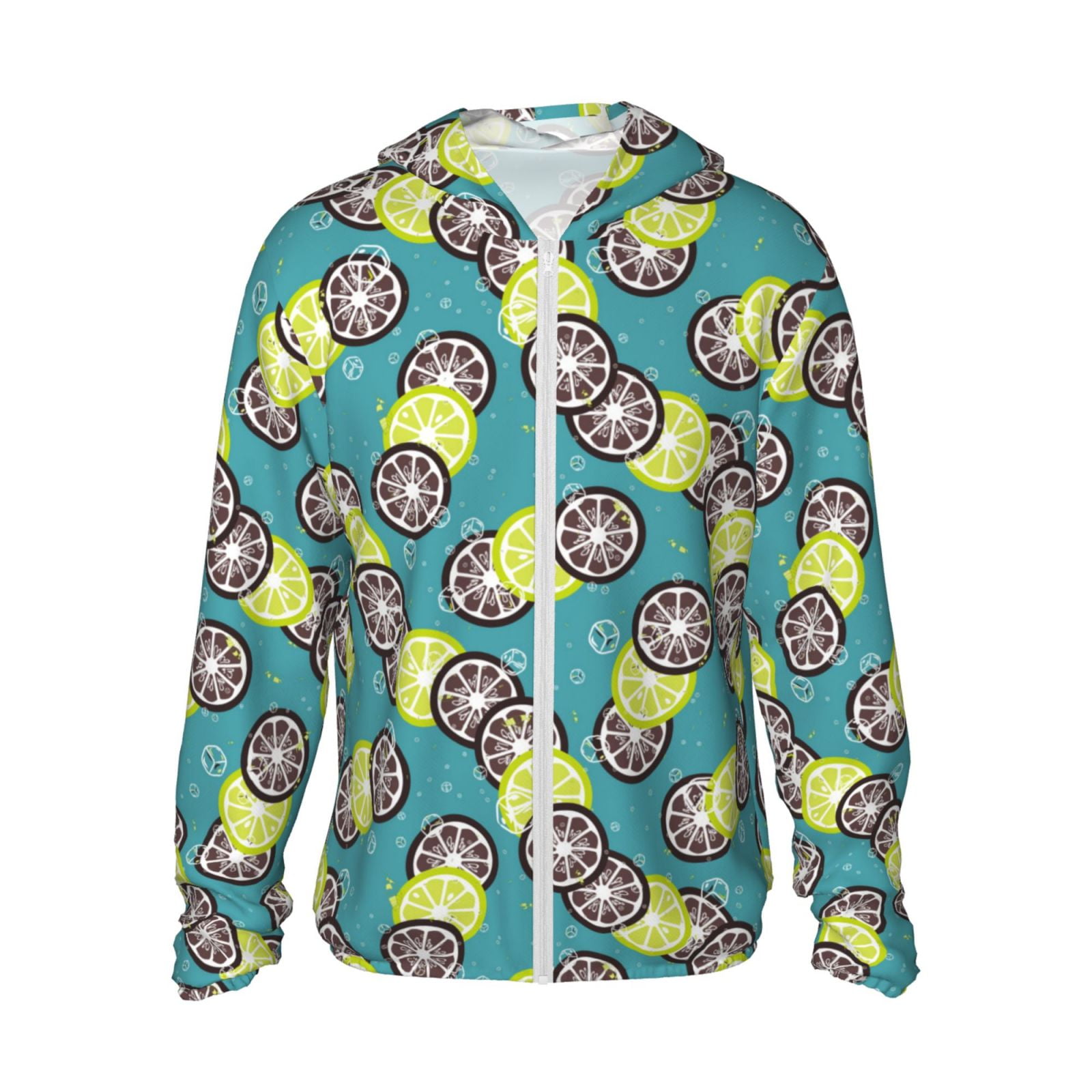 Sun Protection Shirts For Men/Women, Lemon Bubble Long Sleeve Fishing Outdoor Shirts, Sun Hoodie ...