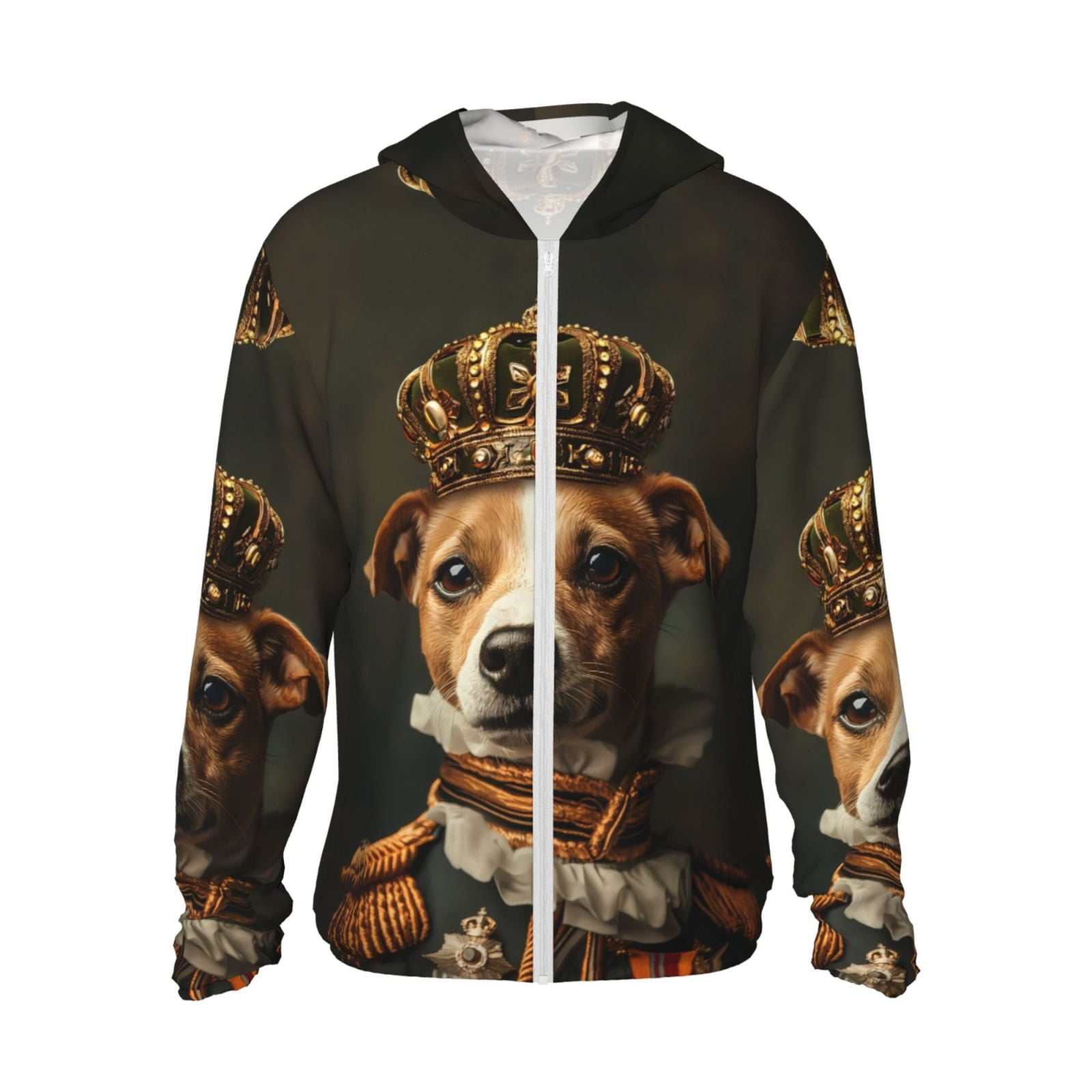 Sun Protection Shirts For Men/Women, Modern Cute Dog Long Sleeve ...