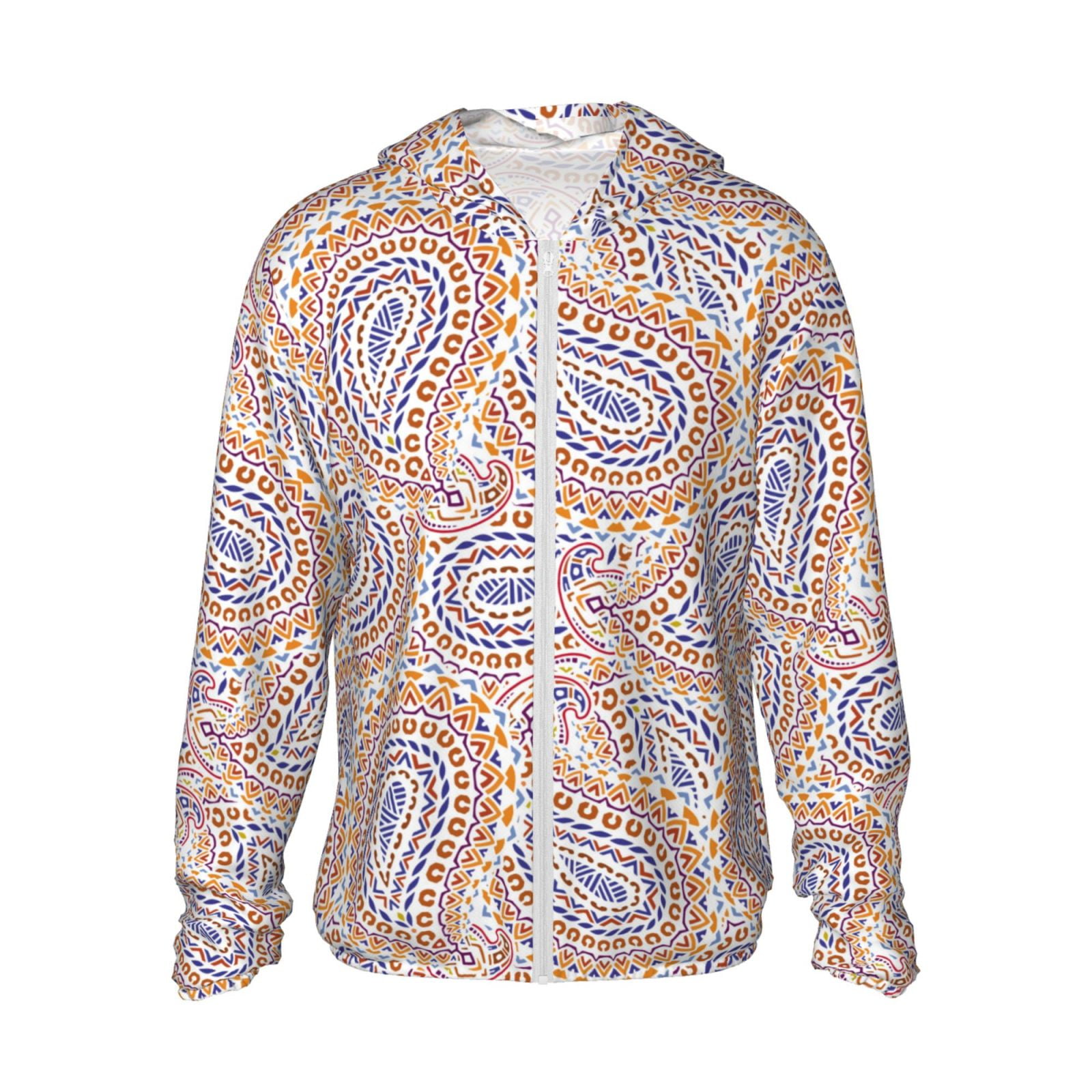 Sun Protection Shirts For Men/Women, Paisley Pattern No.9077 Long ...