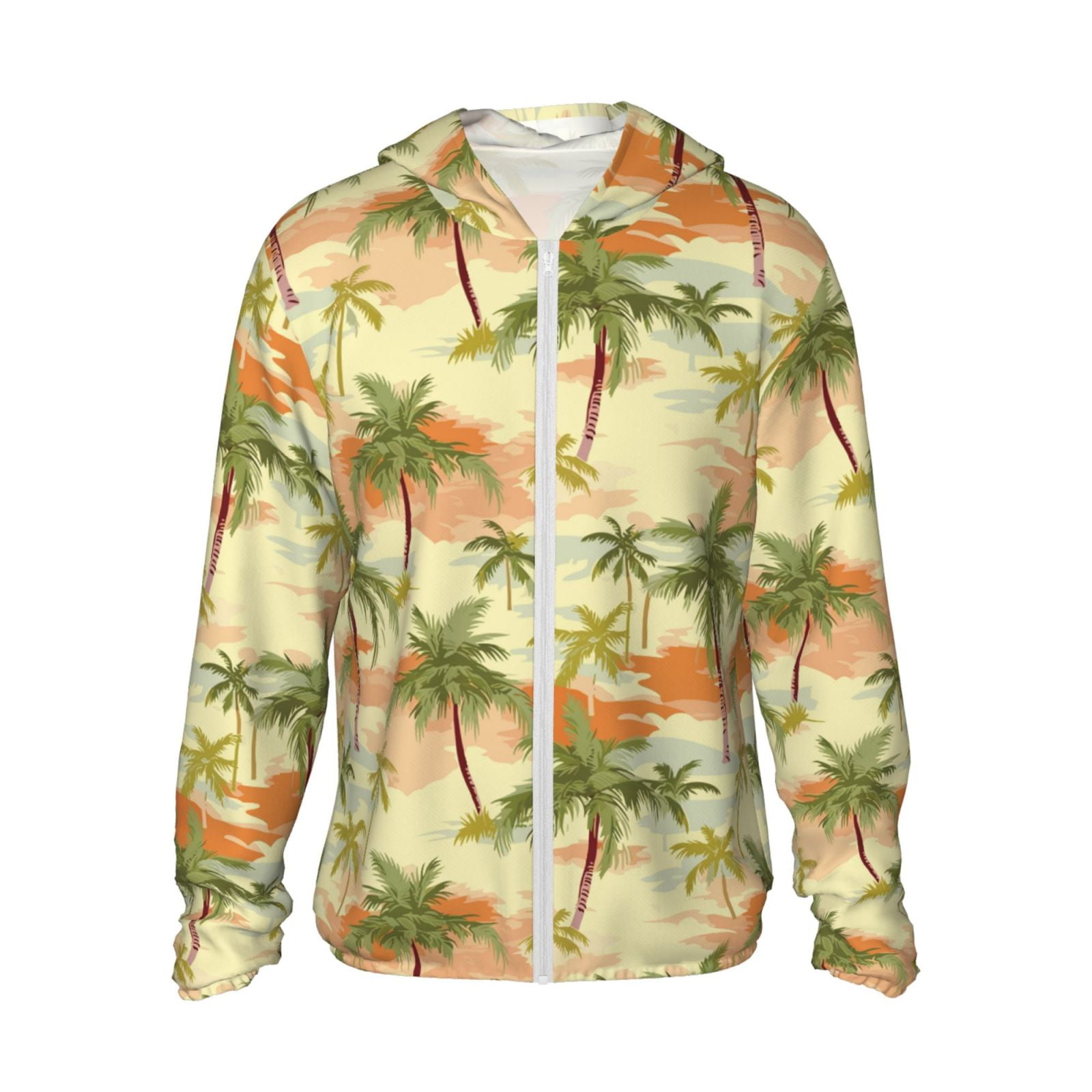 Sun Protection Shirts For Men/Women, Palm Tree_Ao Long Sleeve Fishing ...