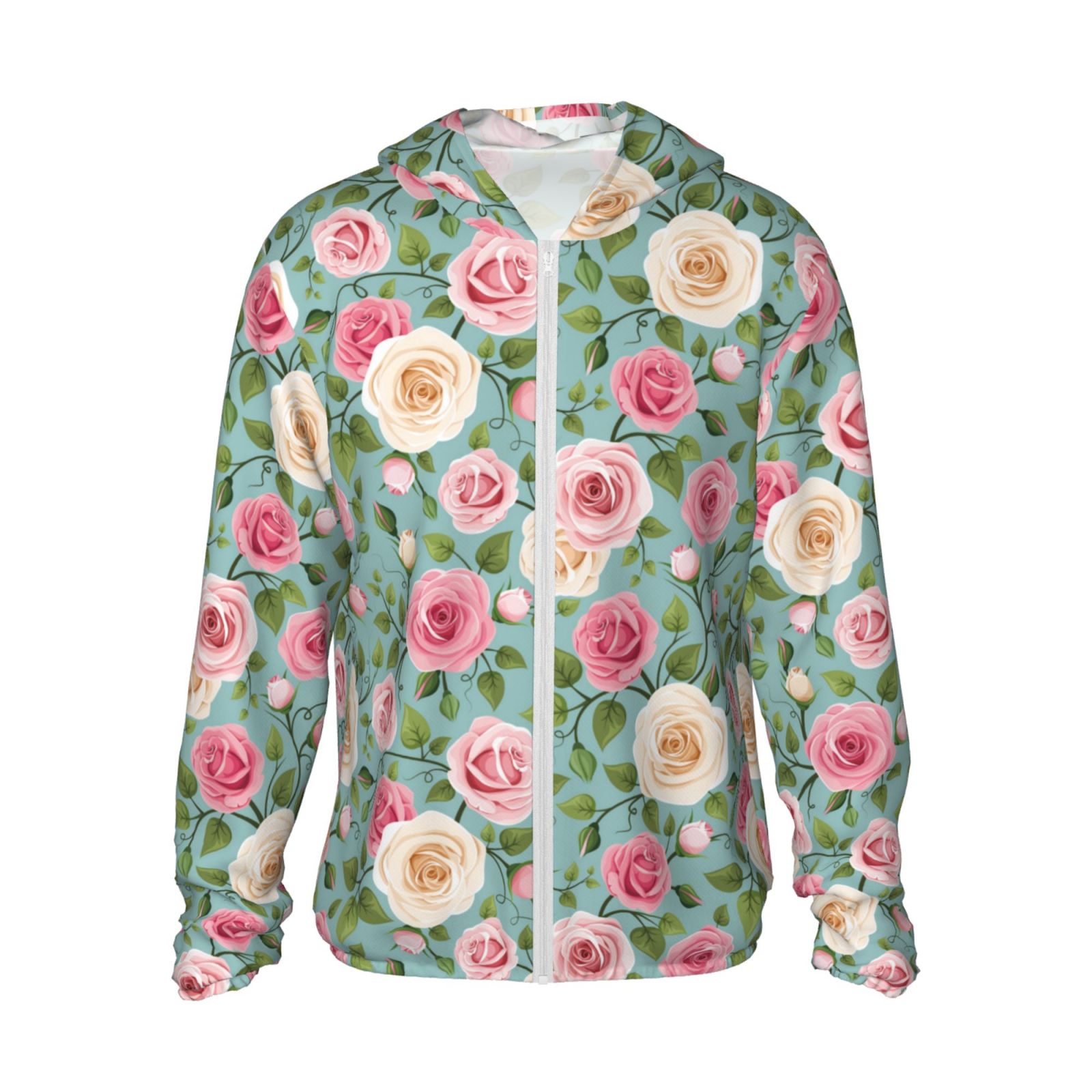 Sun Protection Shirts For Men/Women, Rose Flowers Temg Long Sleeve ...