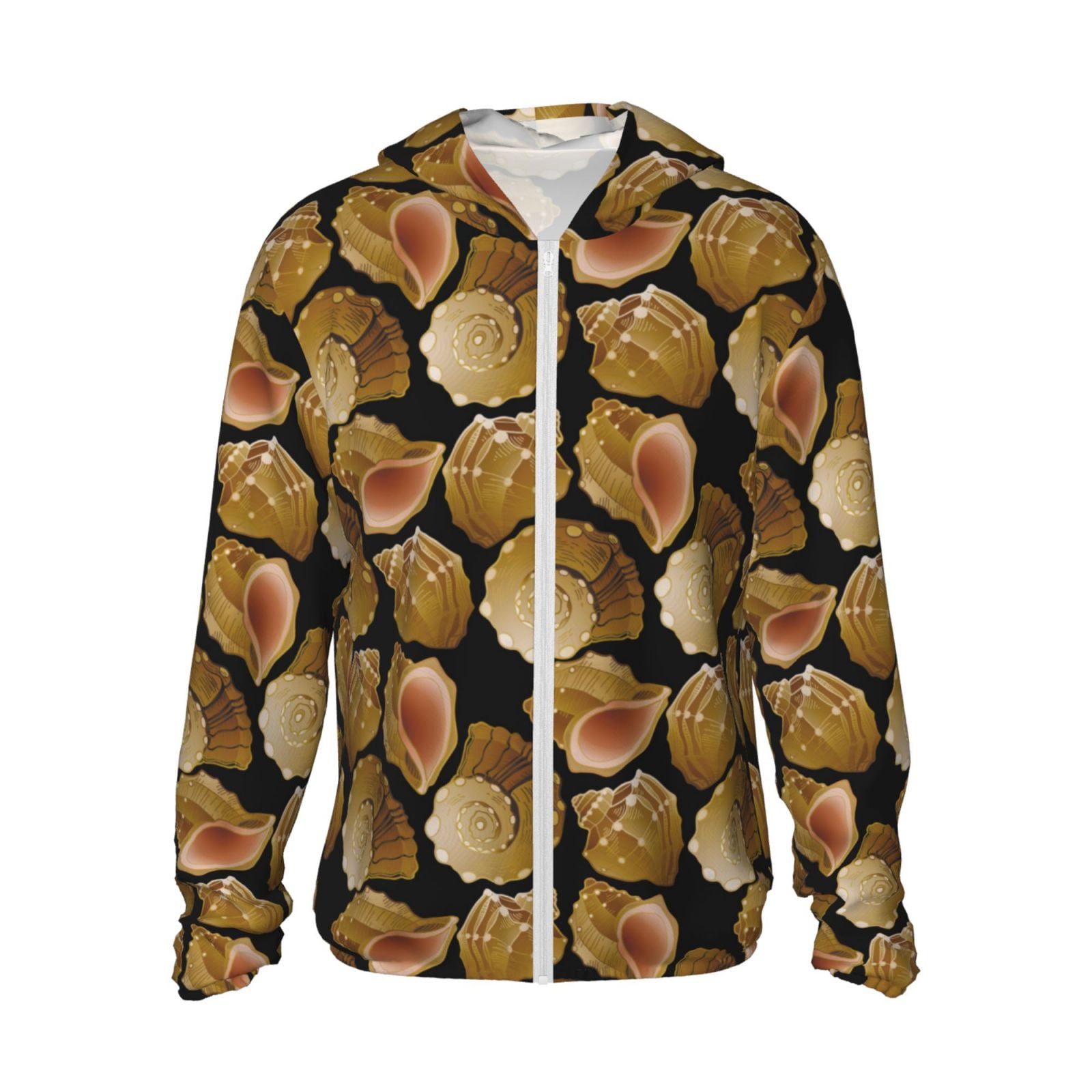 Sun Protection Shirts For Men/Women, Sea Shells Long Sleeve Fishing ...