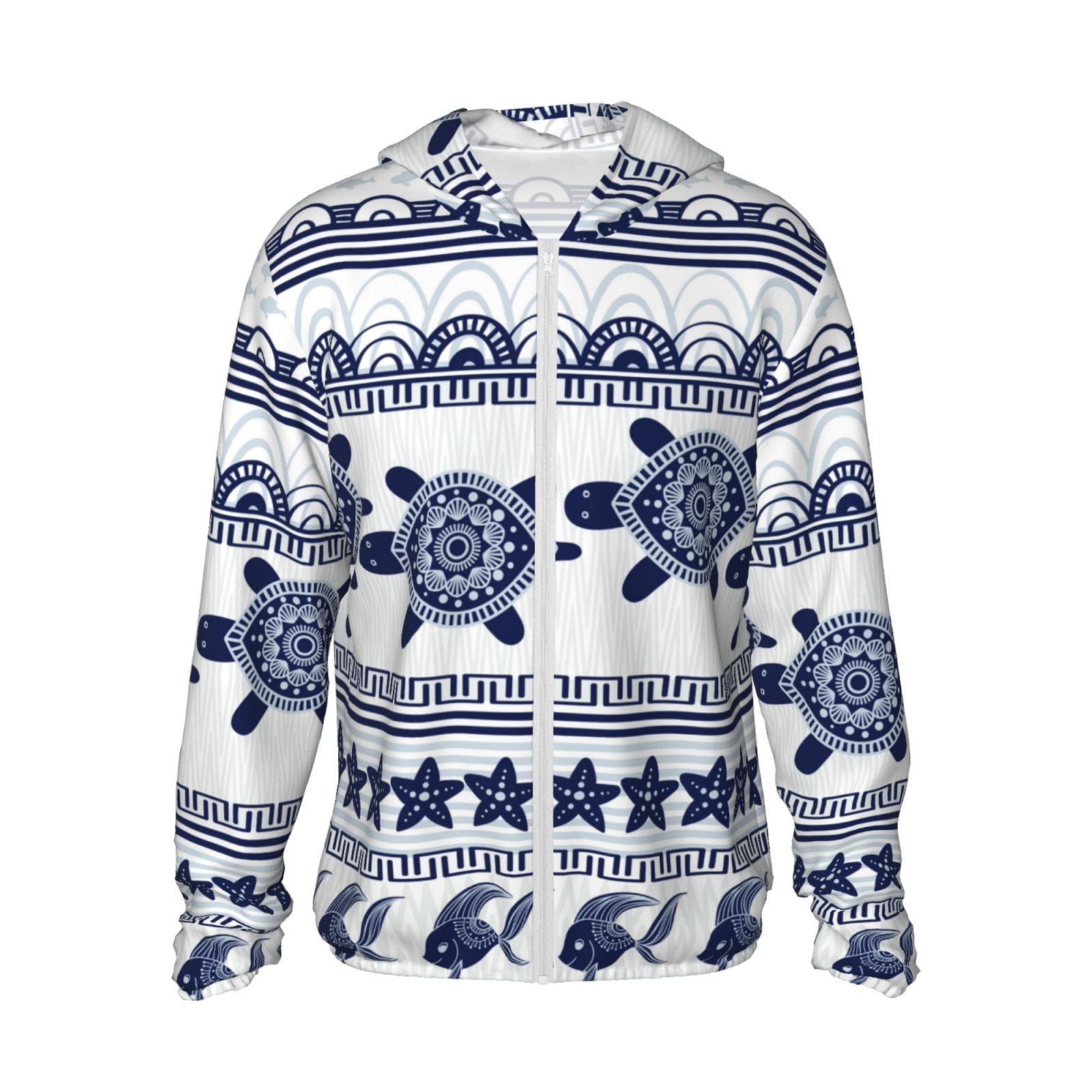 Sun Protection Shirts For Men/Women, Sea Underwater Turtles Long Sleeve ...