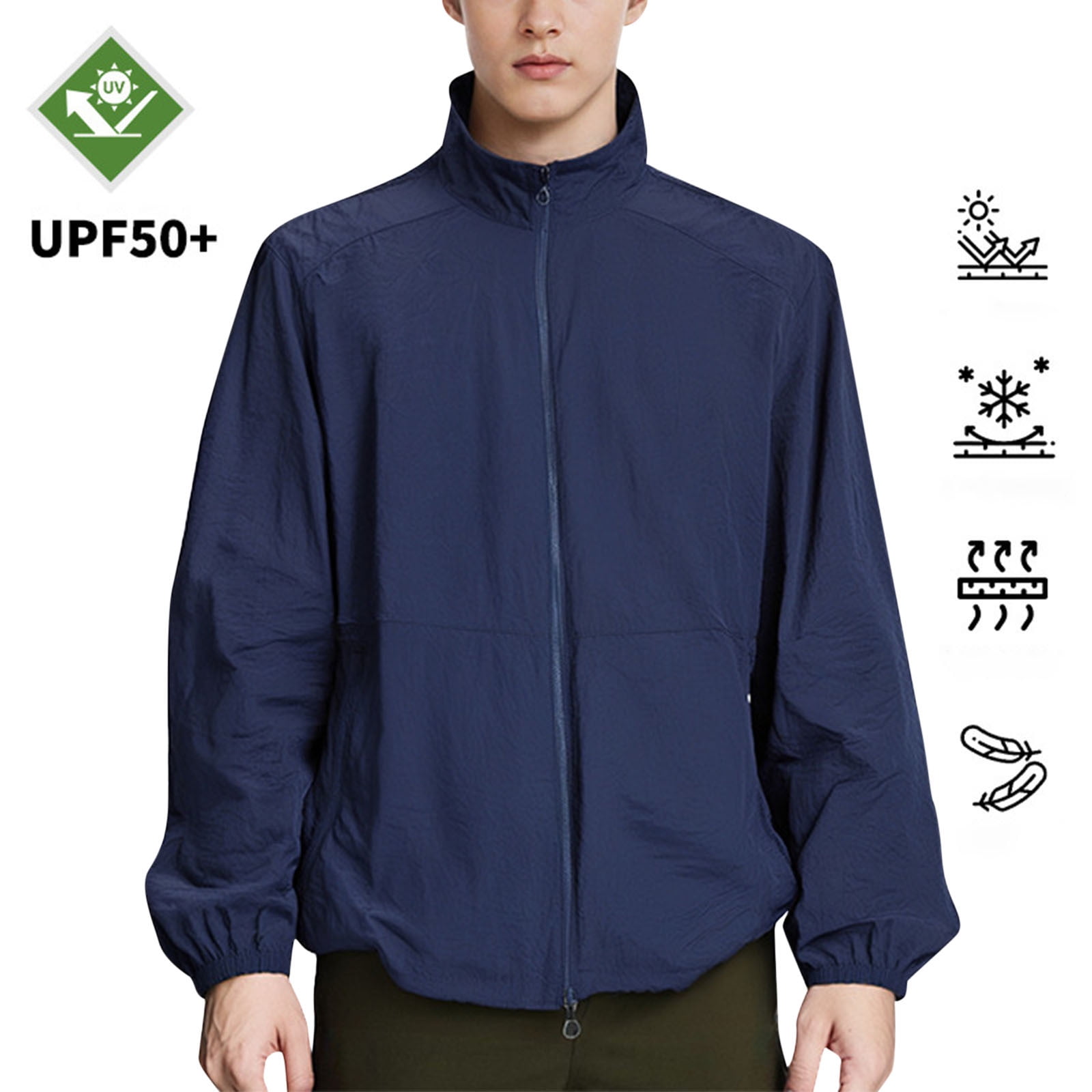 Sun Protection Shirts for Men Fishing Jacket Men Sun Protection Jackets ...