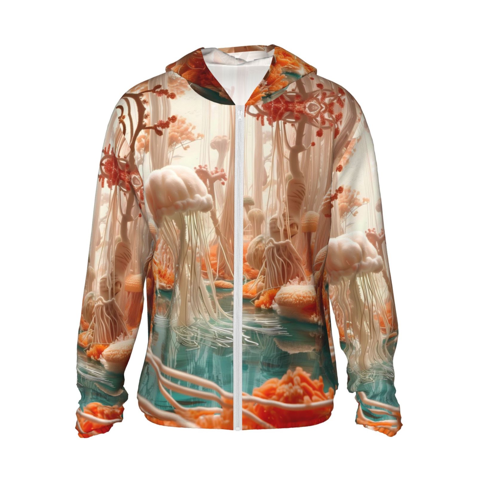 Sun Protection Shirts for Men/Women, Fantasy Underwater Jellyfish Long ...