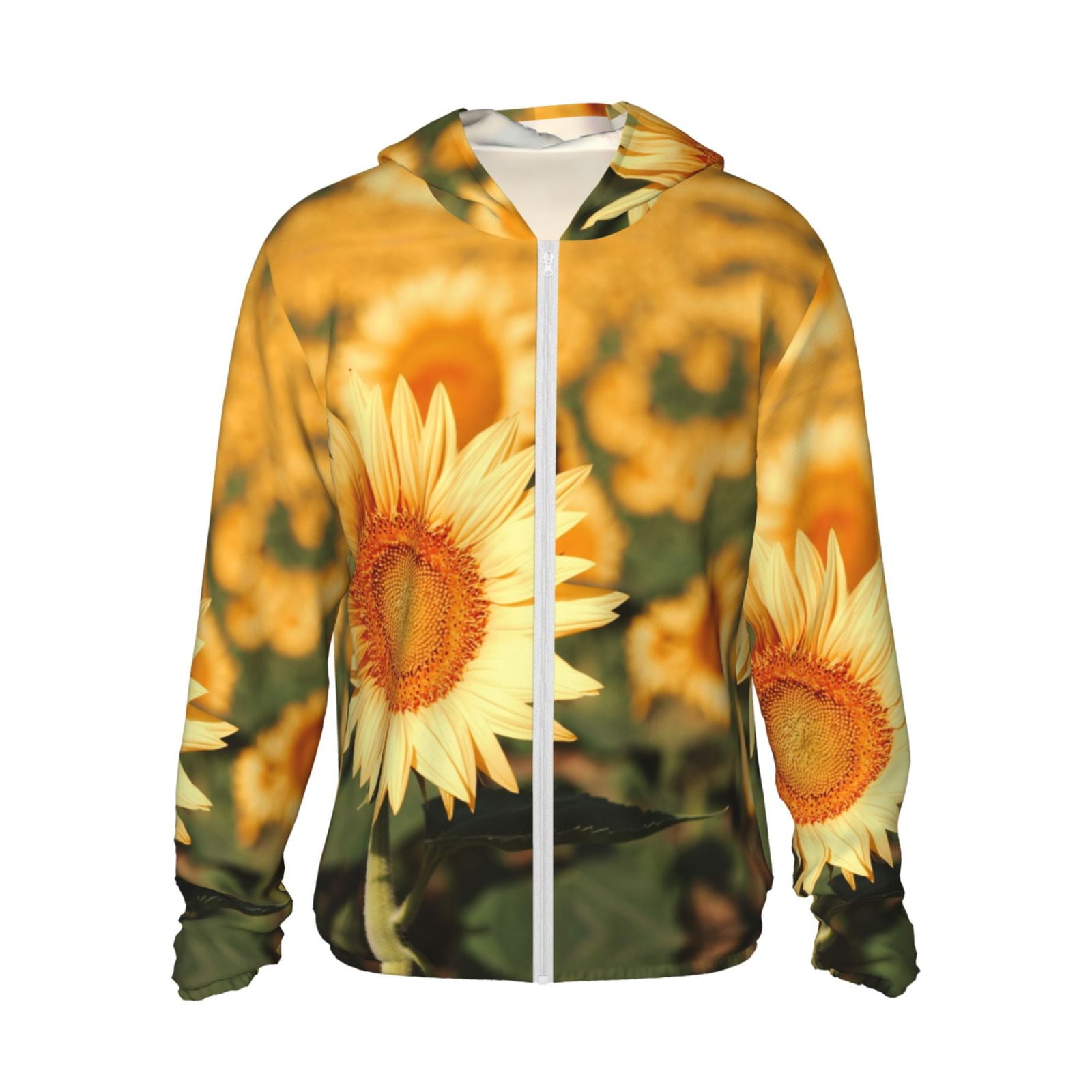 Sun Protection Shirts for Men/Women, Golden Sunflower In Field Long ...