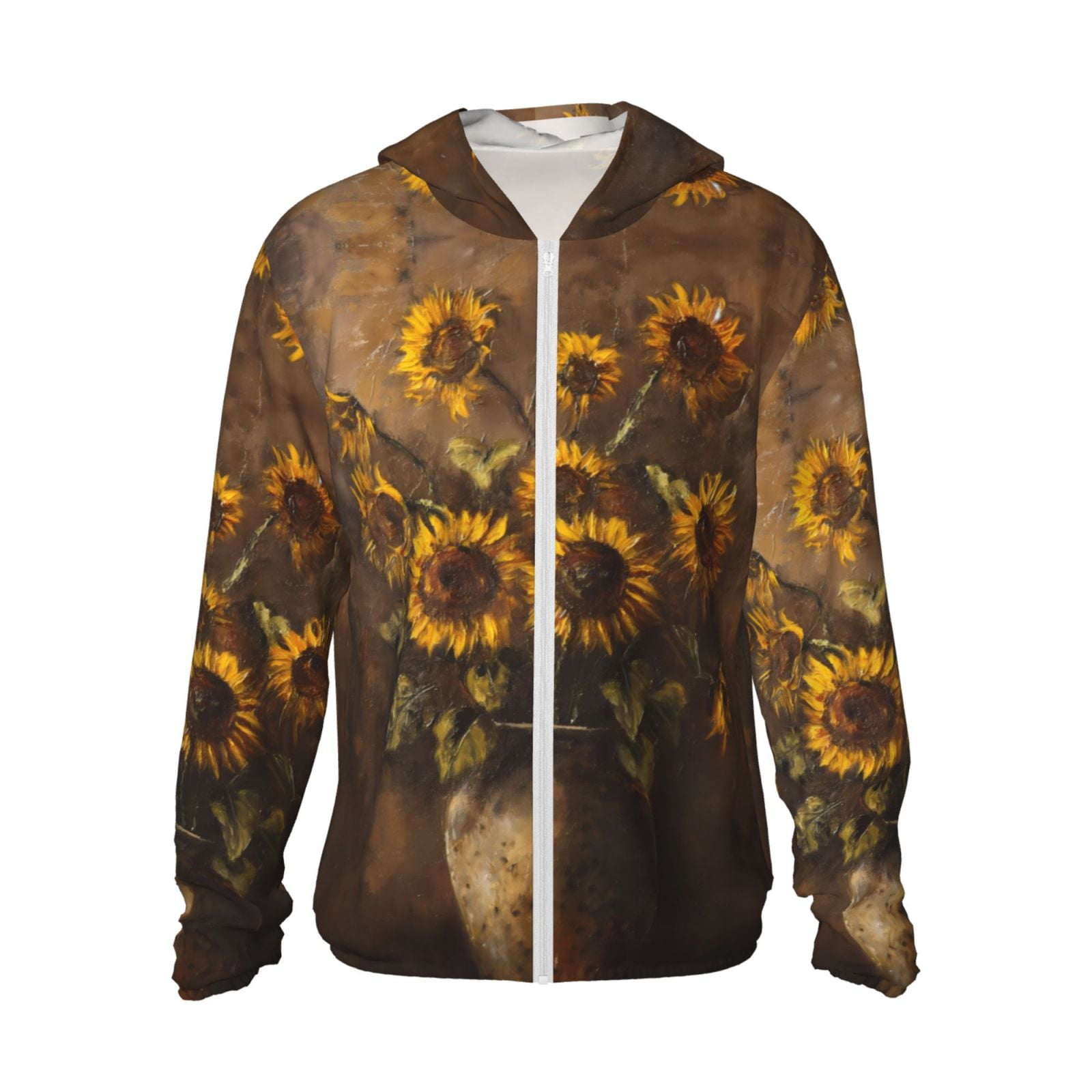 Sun Protection Shirts for Men/Women, Rustic Sunflower Bouquet Long ...