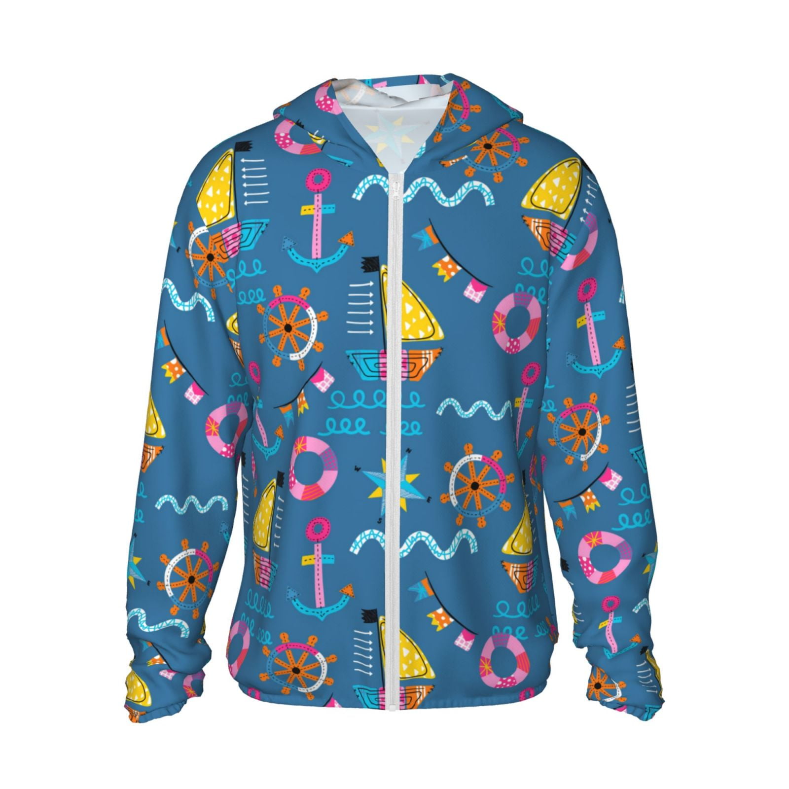 Sun Protection Shirts for Men/Women, Sailboat With Sailing Long Sleeve ...