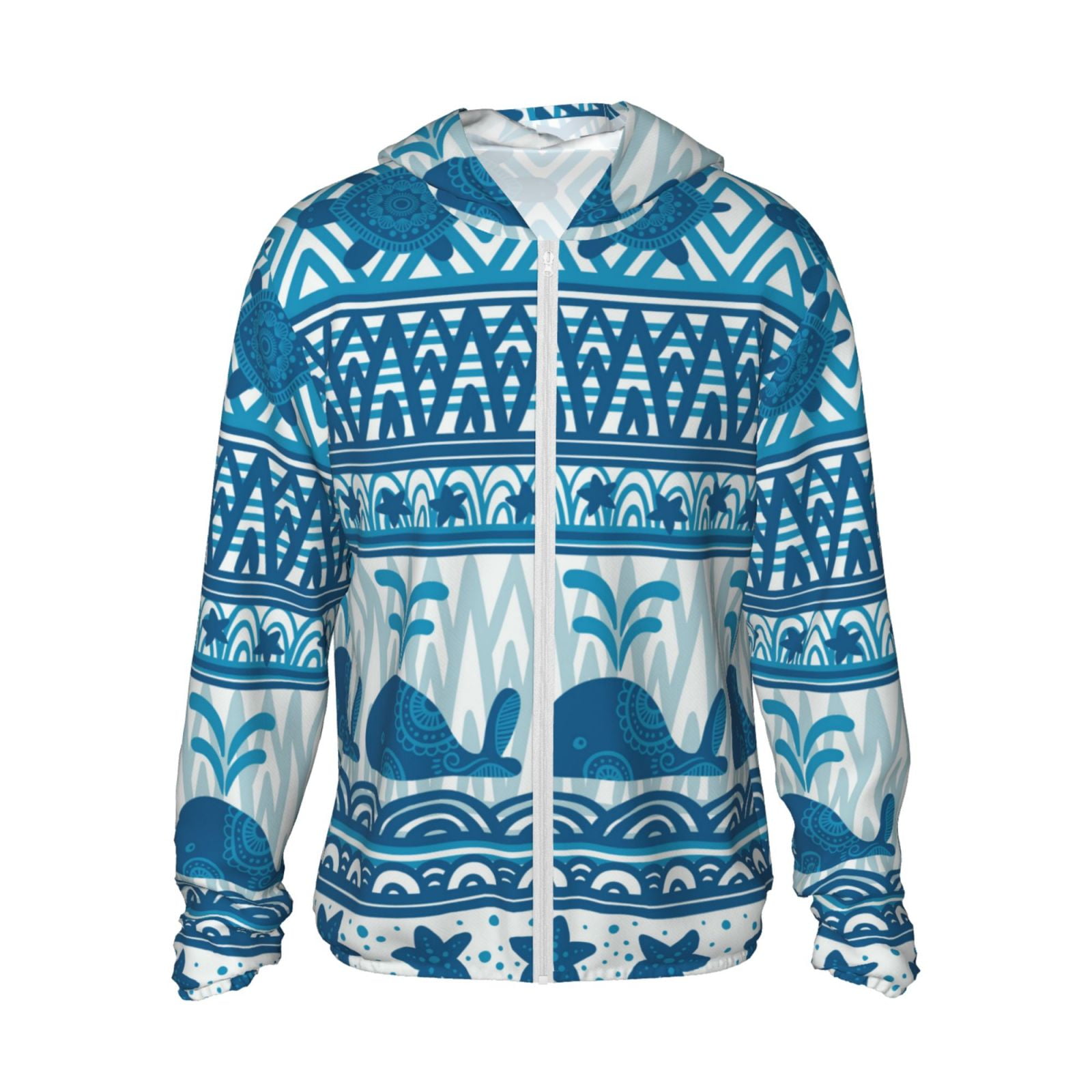 Sun Protection Shirts for Men/Women - Sea Underwater Animals Long ...