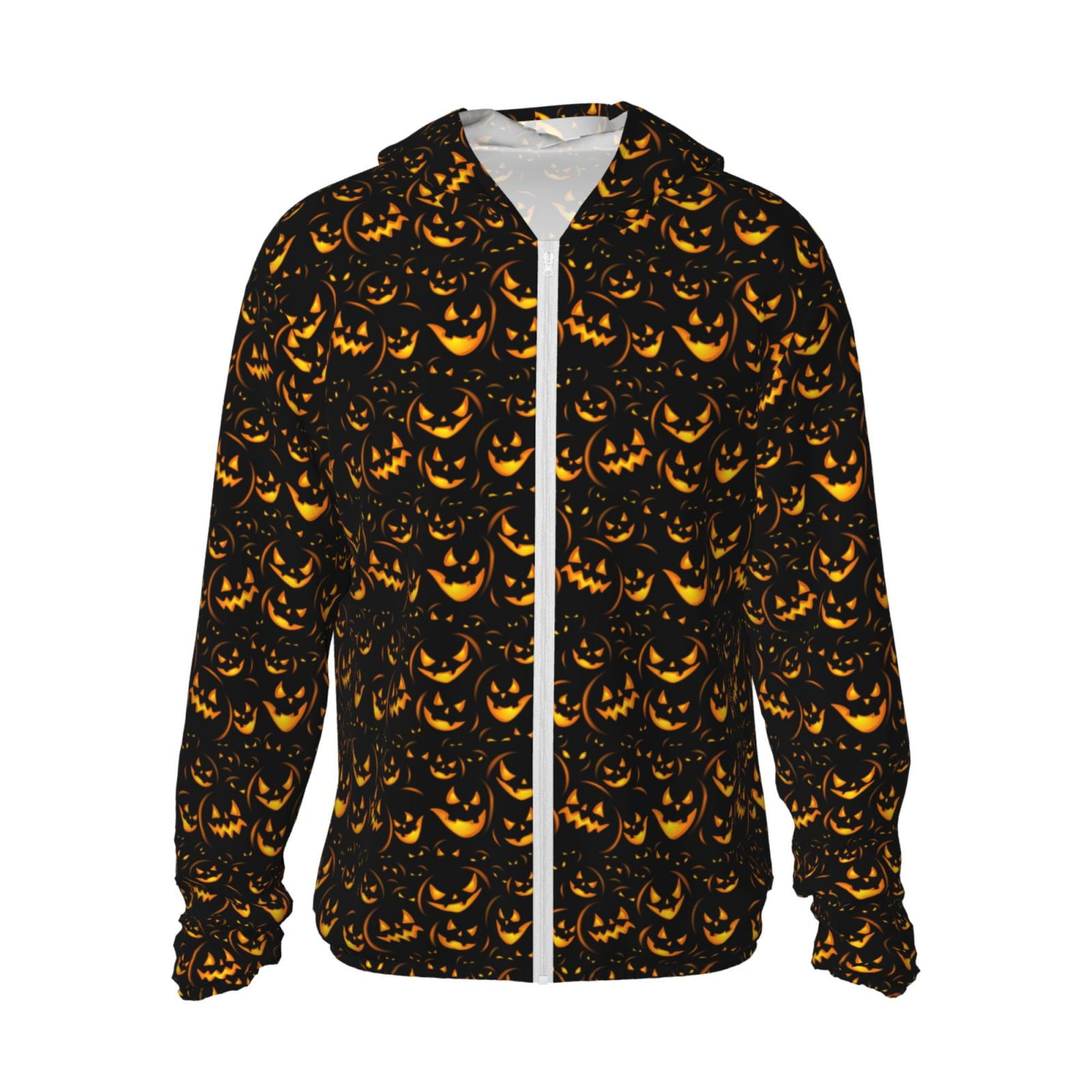 Sun Protection Shirts for Men/Women, pumpkins halloween Patterns Long ...