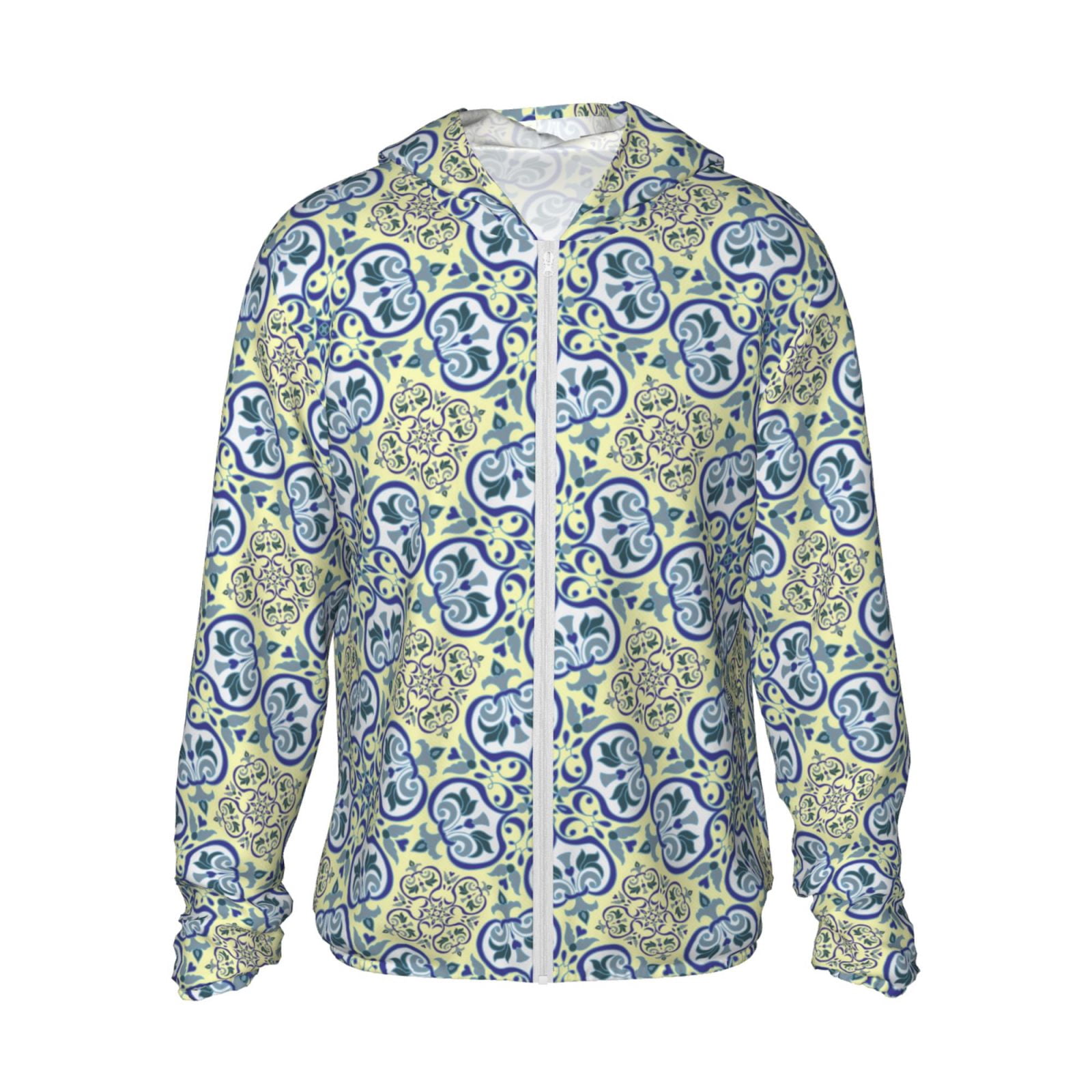Sun Protection Shirts for Men/Women, vintage Italian majolica style ...