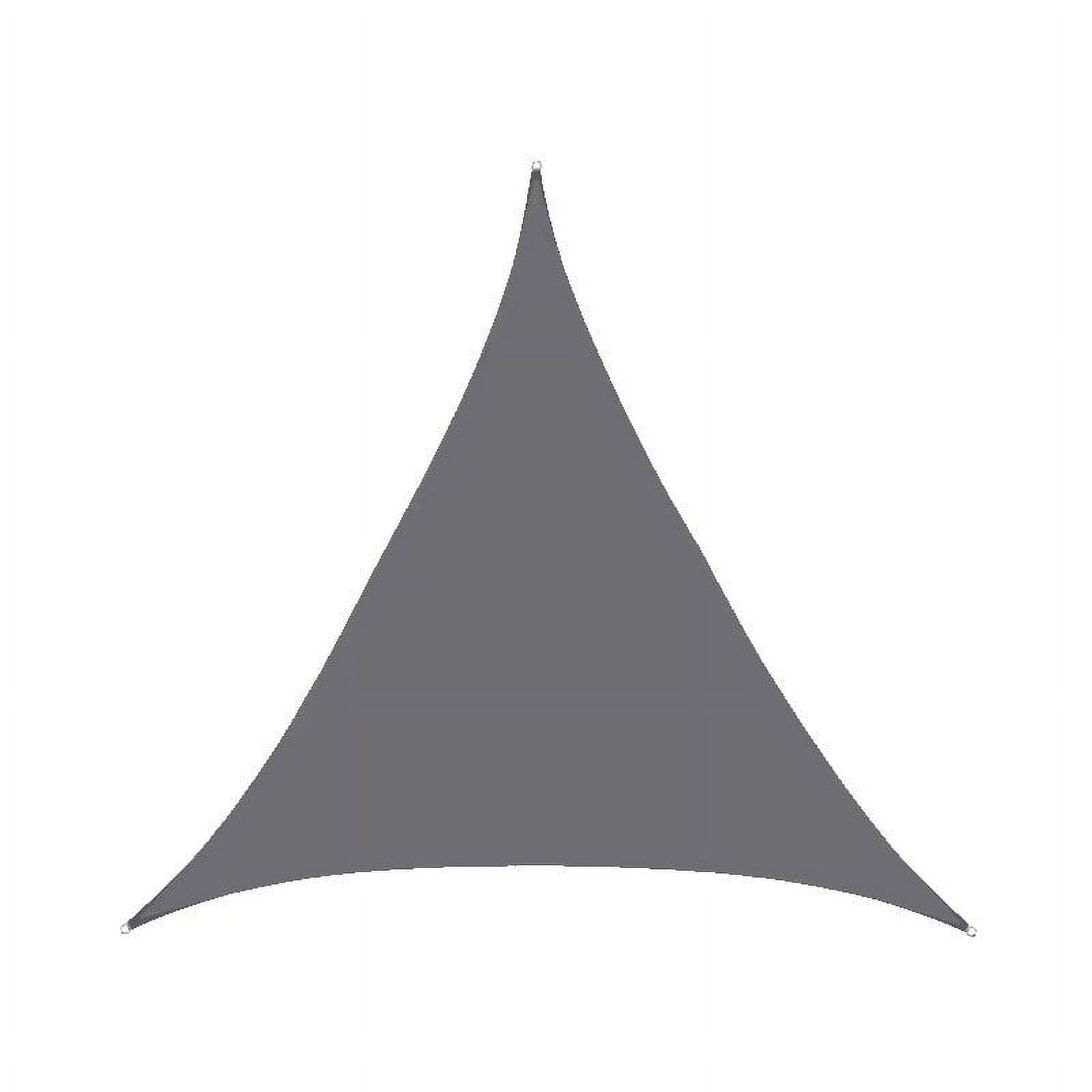Sun Protection Triangular Shade Canopy,8' X 8' X 8' Sun Shade Sail ...