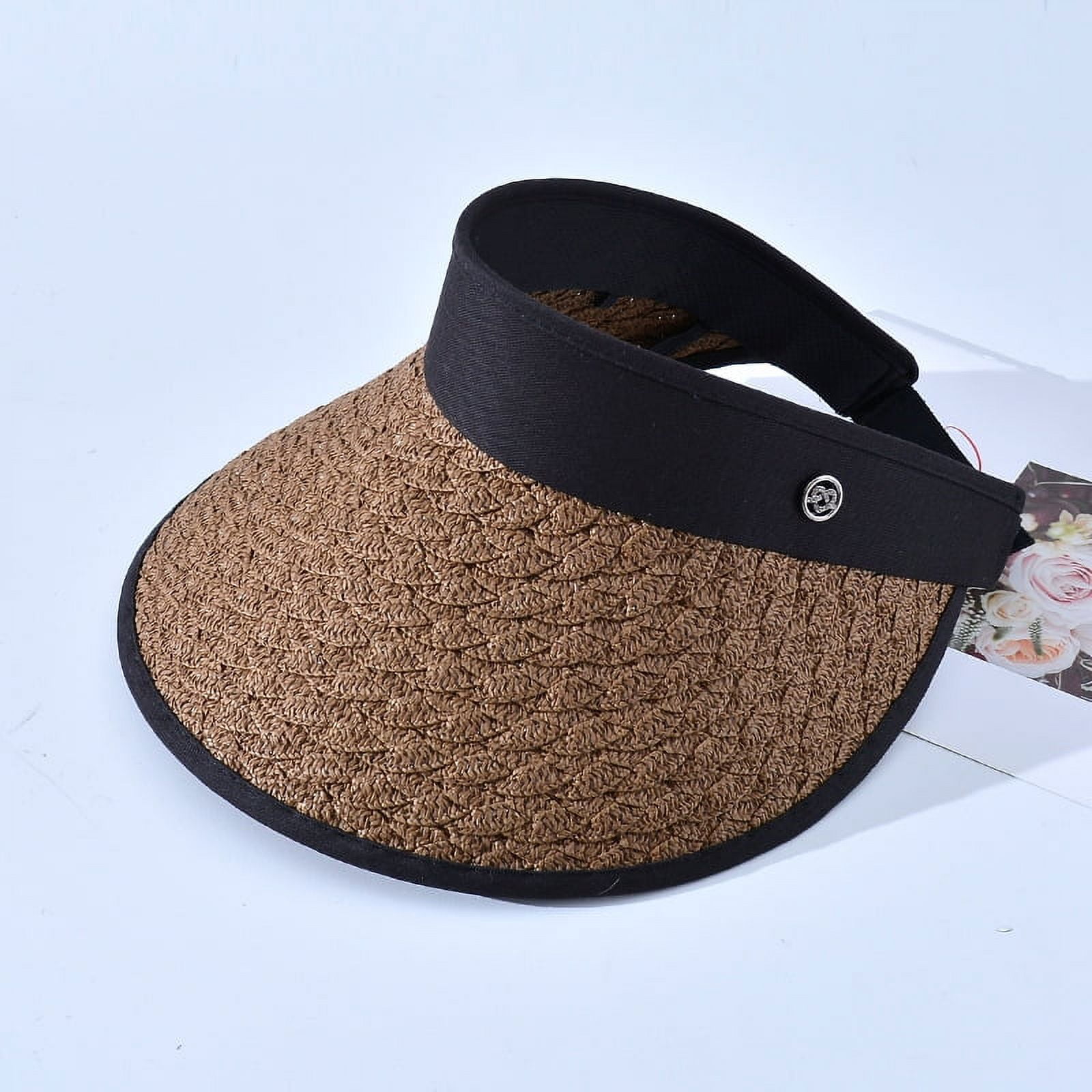 Sun Protection Visor Hat Empty Hat Sun Protection Visor Hat Foldable ...