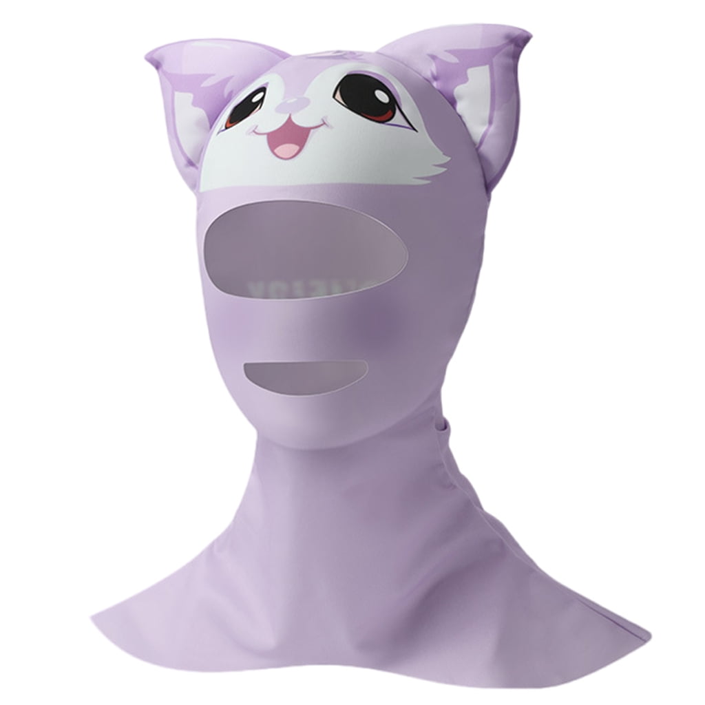 Sun Protections Full Face Swiming Diving Facekini Elastic Swim Caps ...