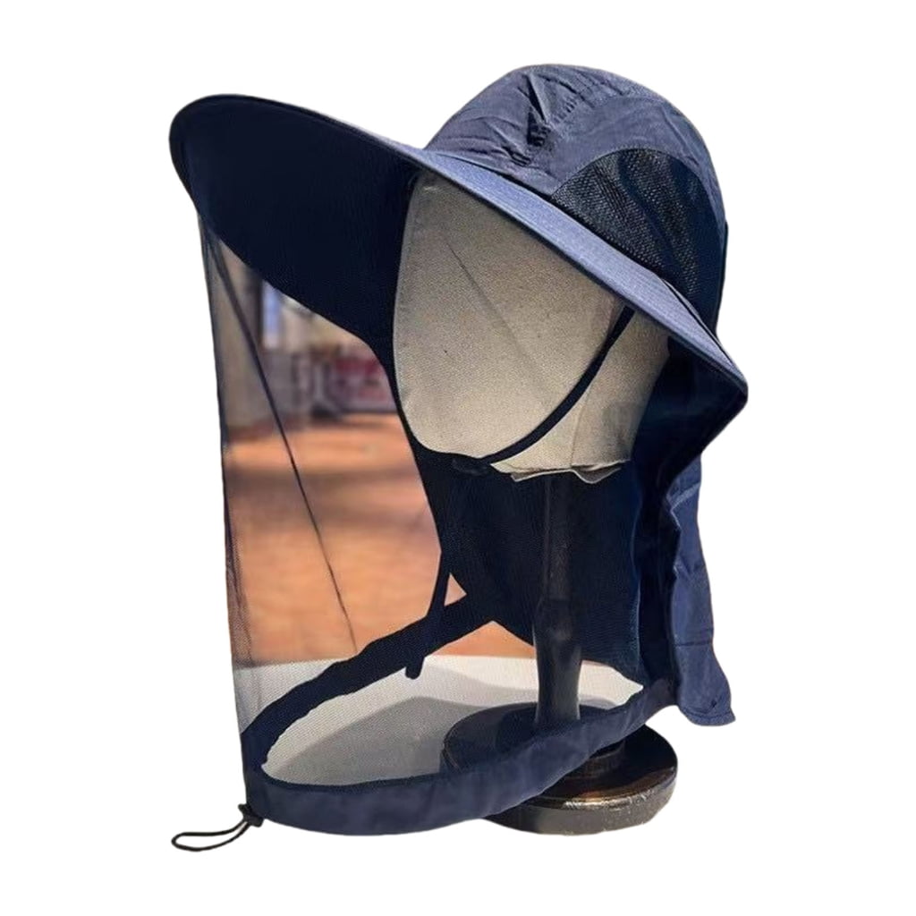 Sun Protections Hat Wide Brim Fishing Hat with Neck Flap Outdoor Hiking ...