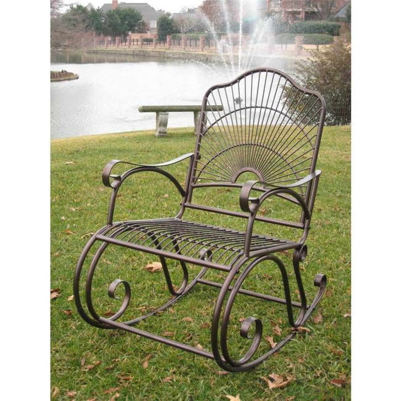 Sun Ray Iron Rocker, Bronze - Walmart.com