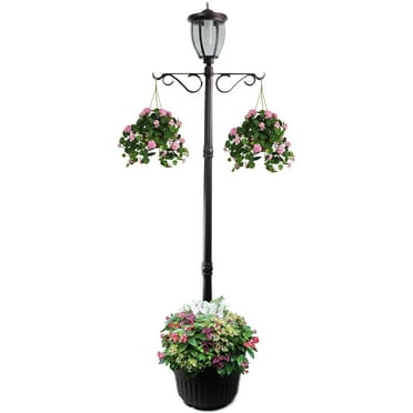 SunRay Cambrian Solar Light, Lamp Post/Planter, Outdoor, Wall Mount ...