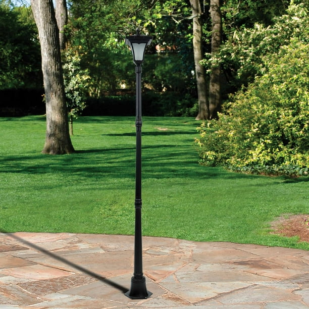 Sun-Ray Solar-Powered LED Lamp Post - Walmart Business Supplies