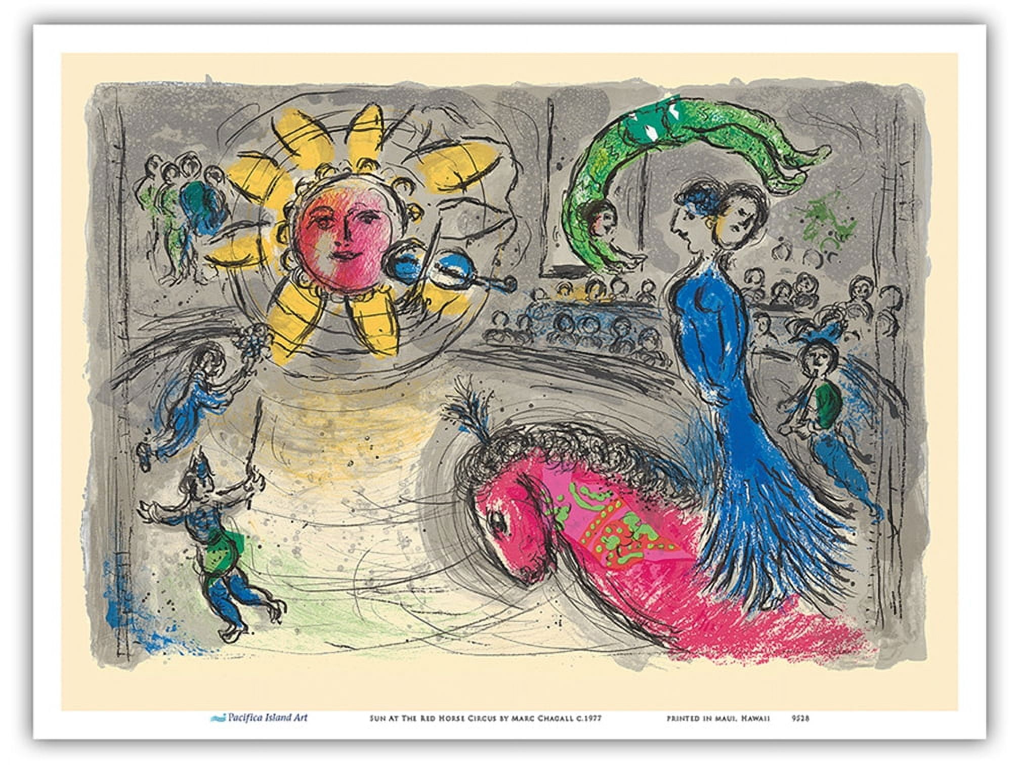 Sun At The Red Horse Circus (Soleil Au Cheval Rouge) - From an Original ...