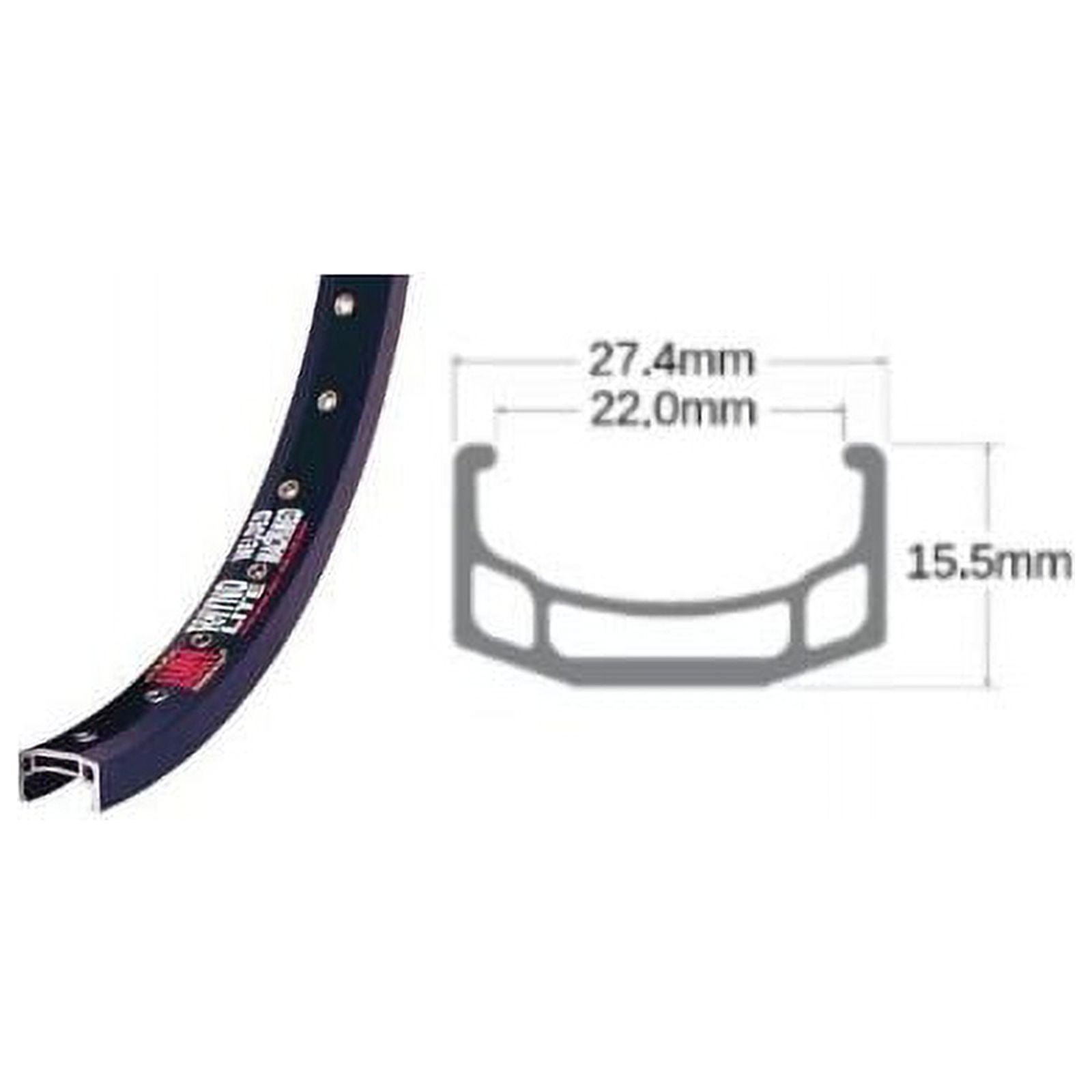 Sun Ringle Rhyno Lite Rim 26" 36h Presta, Black - Walmart.com