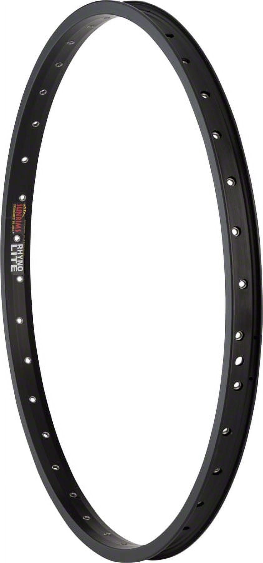 Sun Ringle Rhyno Lite XL Rim - 24", Black, 36H, Clincher, Schraeder ...
