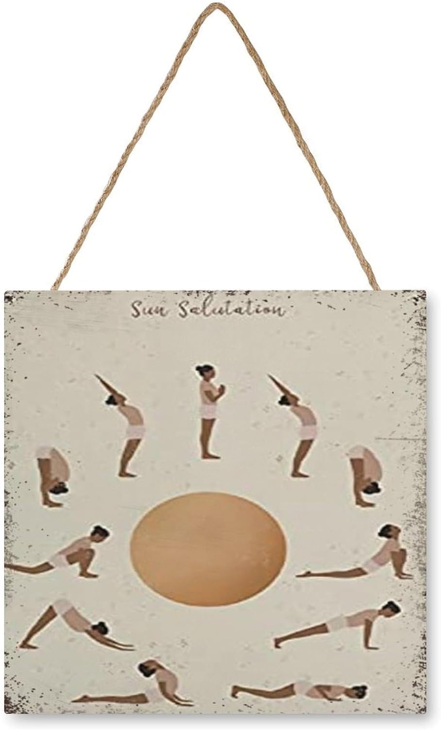 Sun Salutation Poster Yoga Poses Surya Namaskar Yoga Printable Art Yoga ...