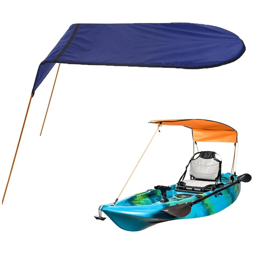 Sun Shade Canopy for Kayak Boat Canoe,Waterproof Sun Shade Awning Top ...