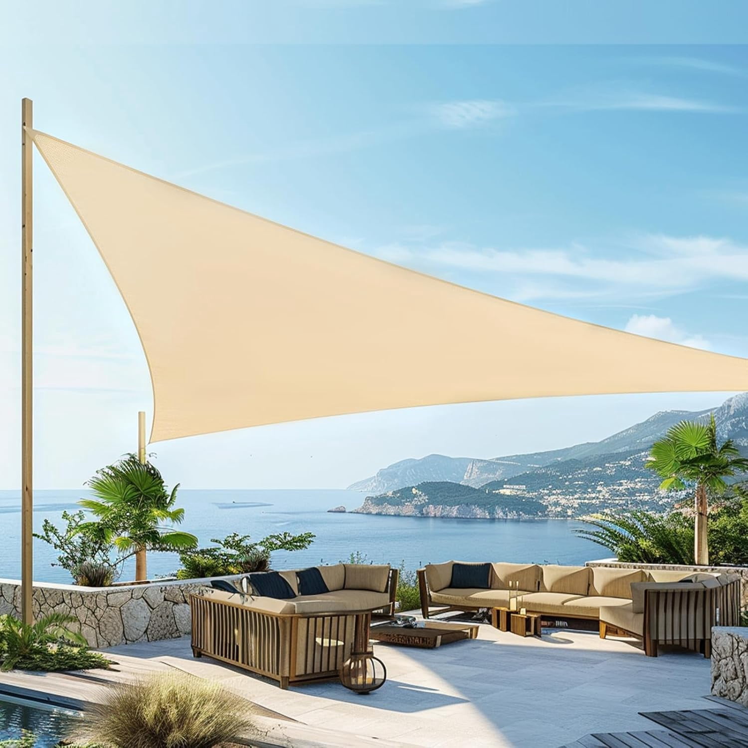 Sun Shade Canopy, Shade Sail, Sun Shade Sail Canopy, Awnings for Patio ...