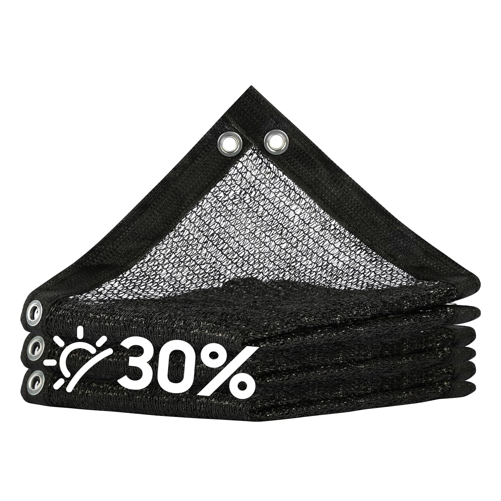 Sun Shade Cloth Black 2' X 8' Custom Size 30% Sunblock for Outdoor ...