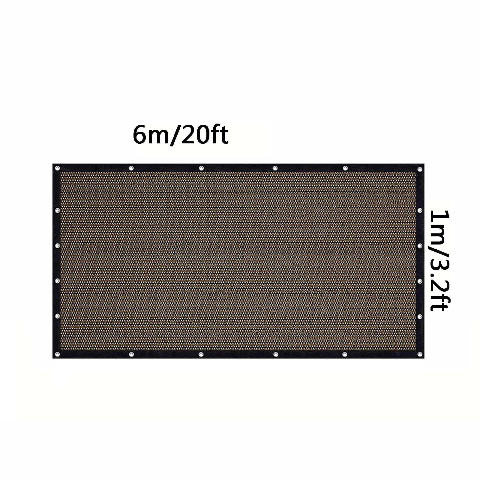 Sun Shade Cloth Garden Patio Cover Fabric 90% UV Block Easy Install ...
