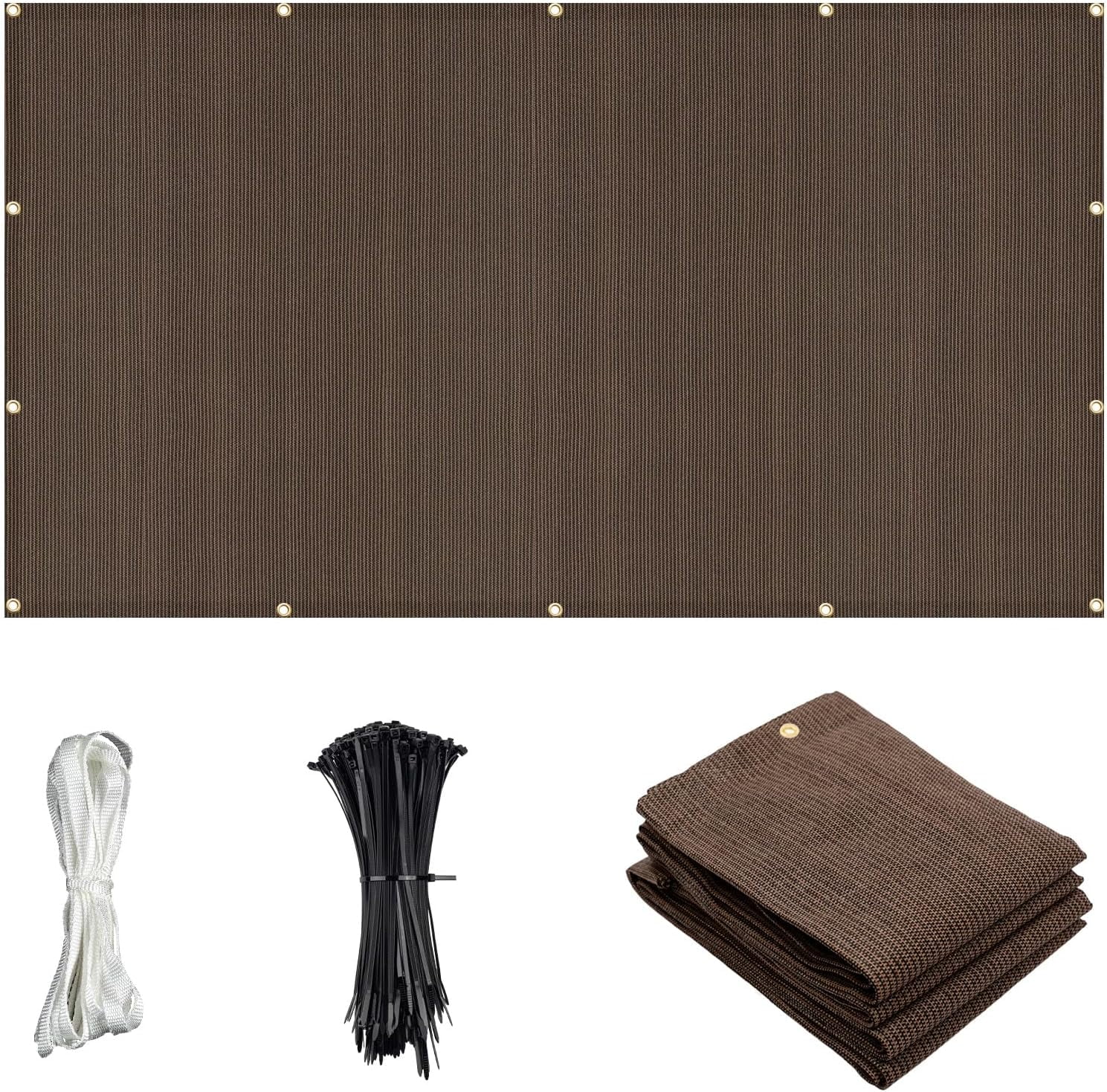 Sun Shade Cloth with Grommets 3/4/6/8/10/12/16/20 FT Shade Panel Shade ...