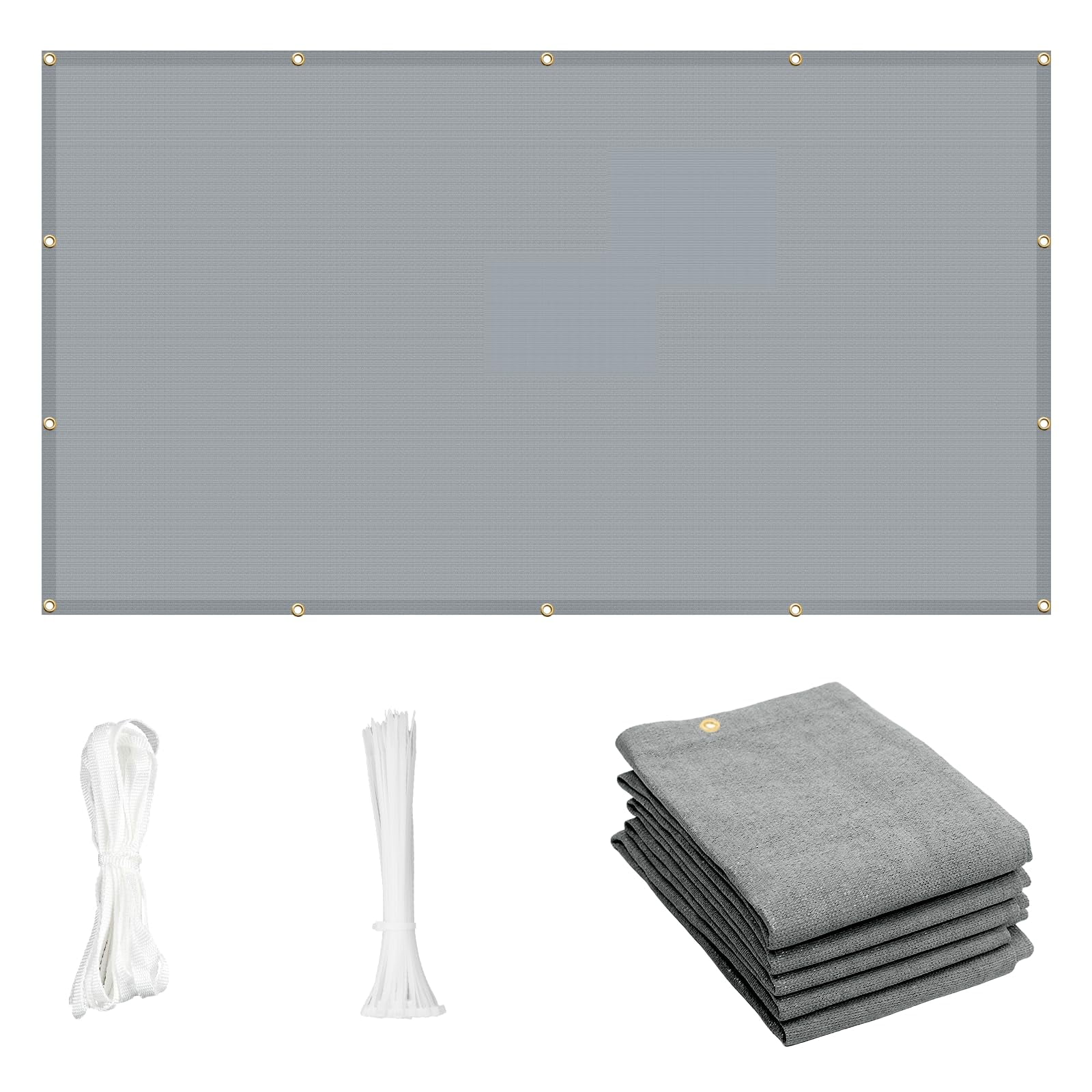 Sun Shade Cloth with Grommets 4×9 FT Shade Panel Shade Tarp Screen ...