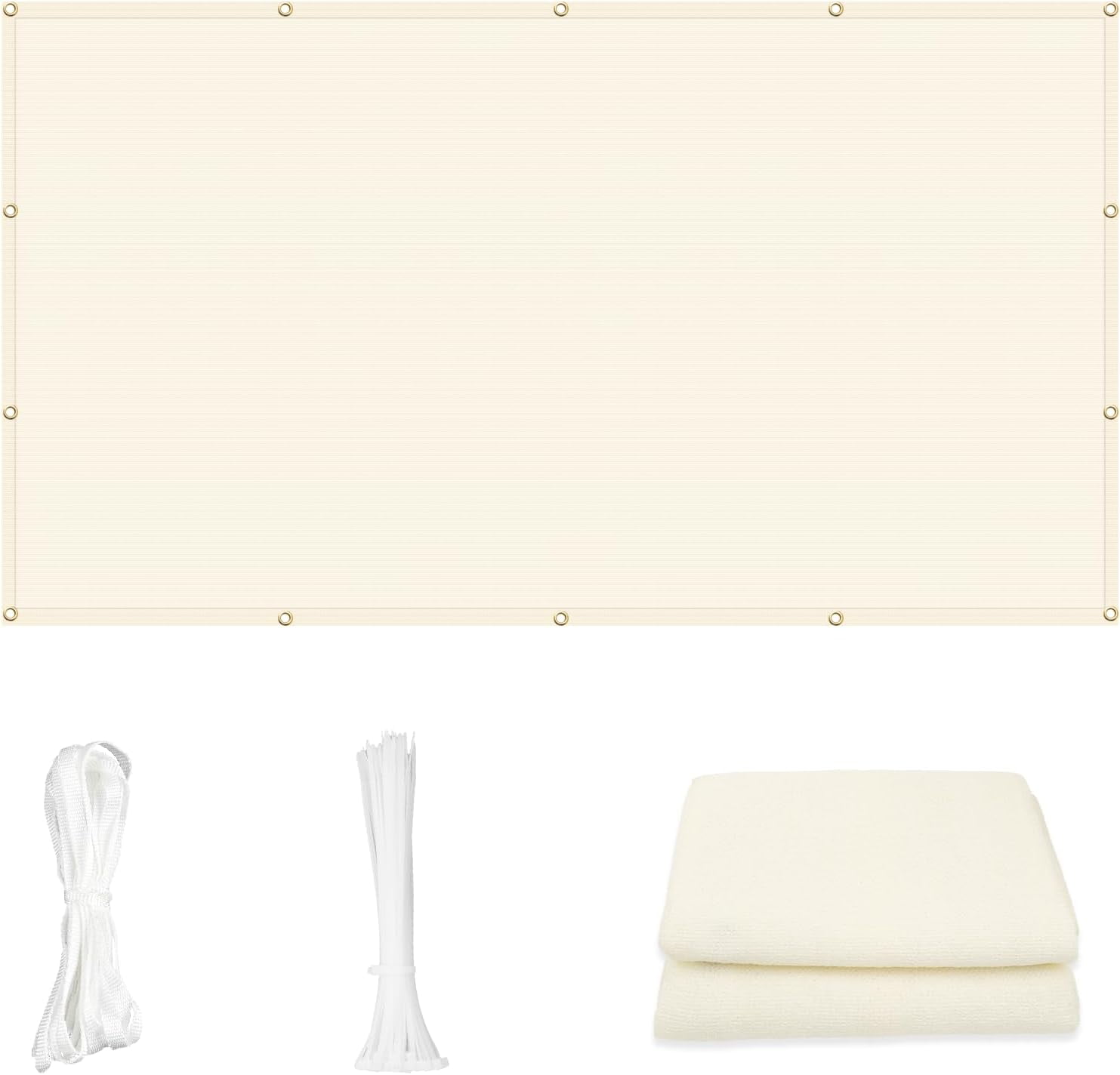 Sun Shade Cloth with Grommets 6×13 FT Shade Panel Shade Tarp Screen for ...