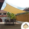 Sun Shade Commercial Outdoor Shade Cover Sand Rectangle Heavy Duty ...