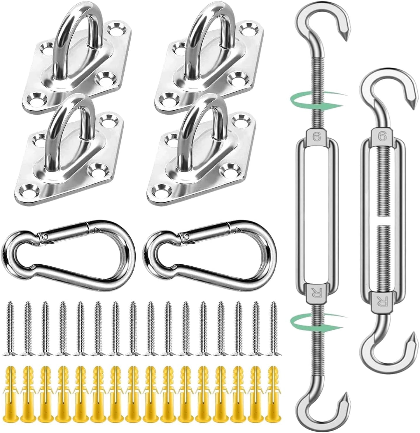 Sun Shade Hardware Kit, Awning Attachment Set, Triangle Sun Shade ...