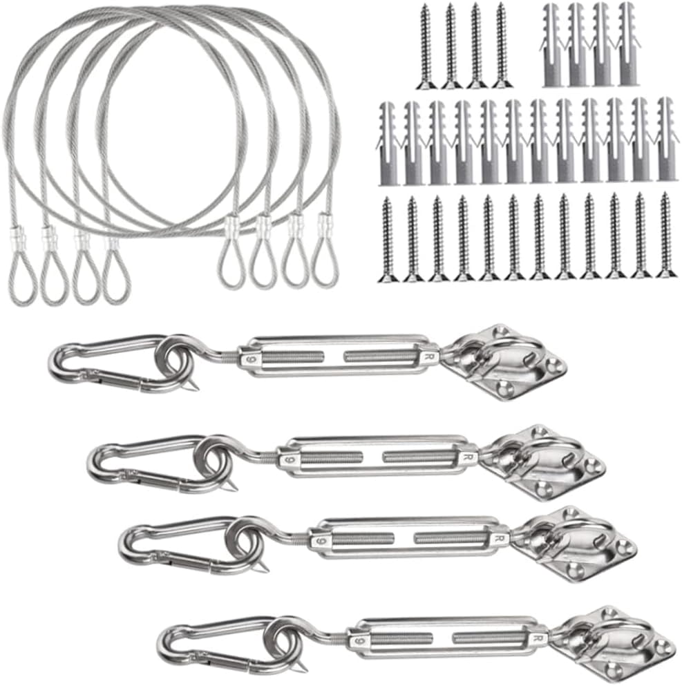 Sun Shade Kit Shade Sail Hardware Kit Sail Installation for Canopy ...