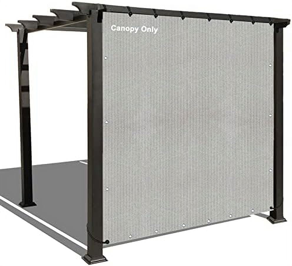 Sun Shade Privacy Panel With Grommets And Hems On 4 Sides For Patio ...