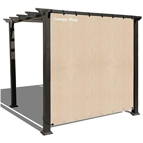 Sun Shade Privacy Panel With Grommets On 2 Sides For Patio, Awning ...