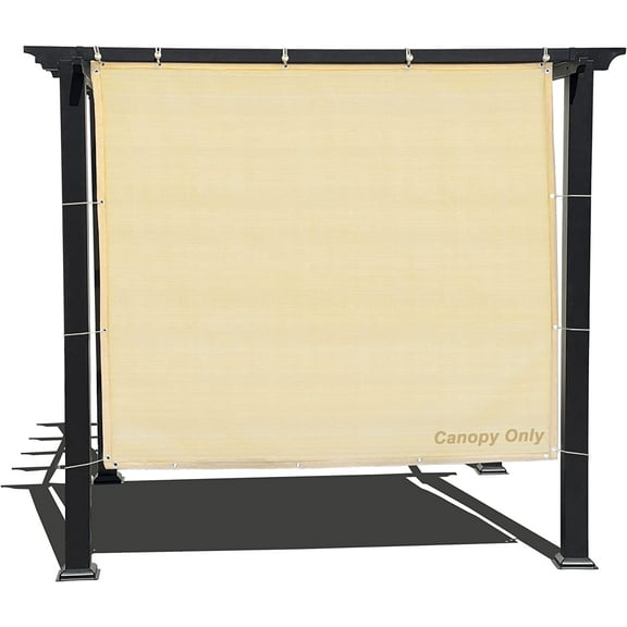 90% UV Block Sun Shade Privacy Panel with Grommets on 4 Sides for Patio ...