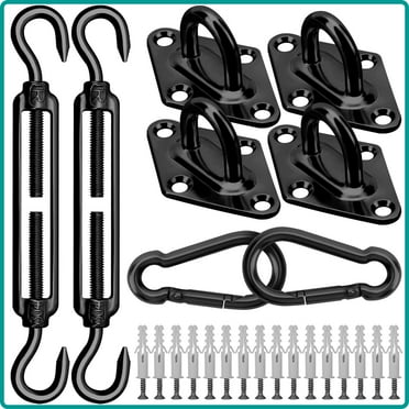 Awning Attachment Set, Heavy Duty Sun Shade Sail Stainless Steel ...