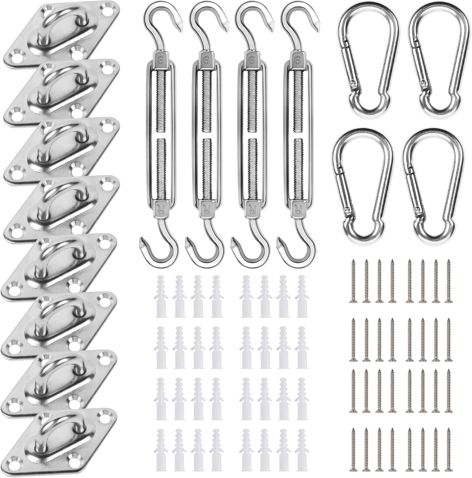 Sun Shade Sail Hardware Kit, Sunshade Sail Mounting Hardware ...