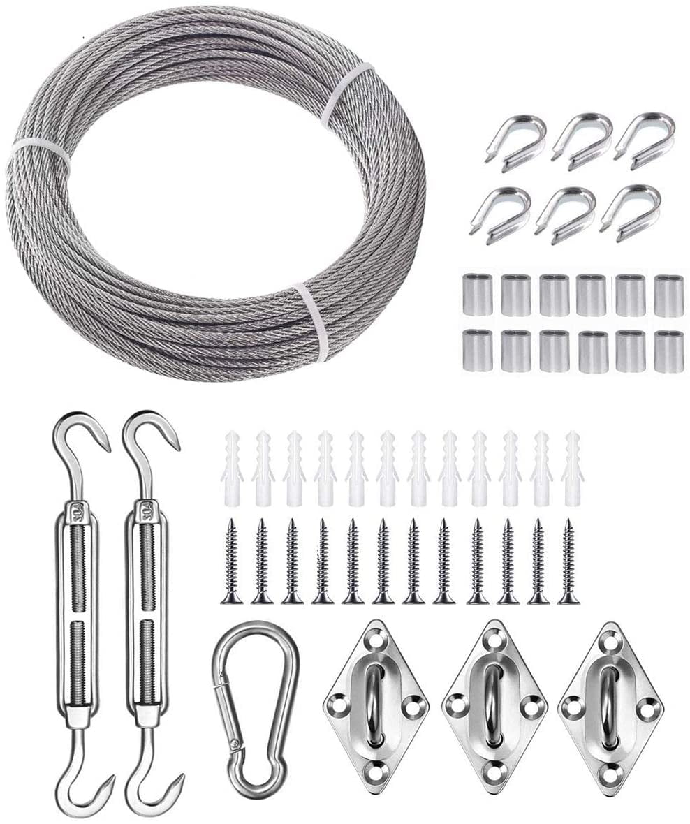 Sun Shade Sail Hardware Kit,Triangle Shade Sail Hardware Kit 5Inch with ...