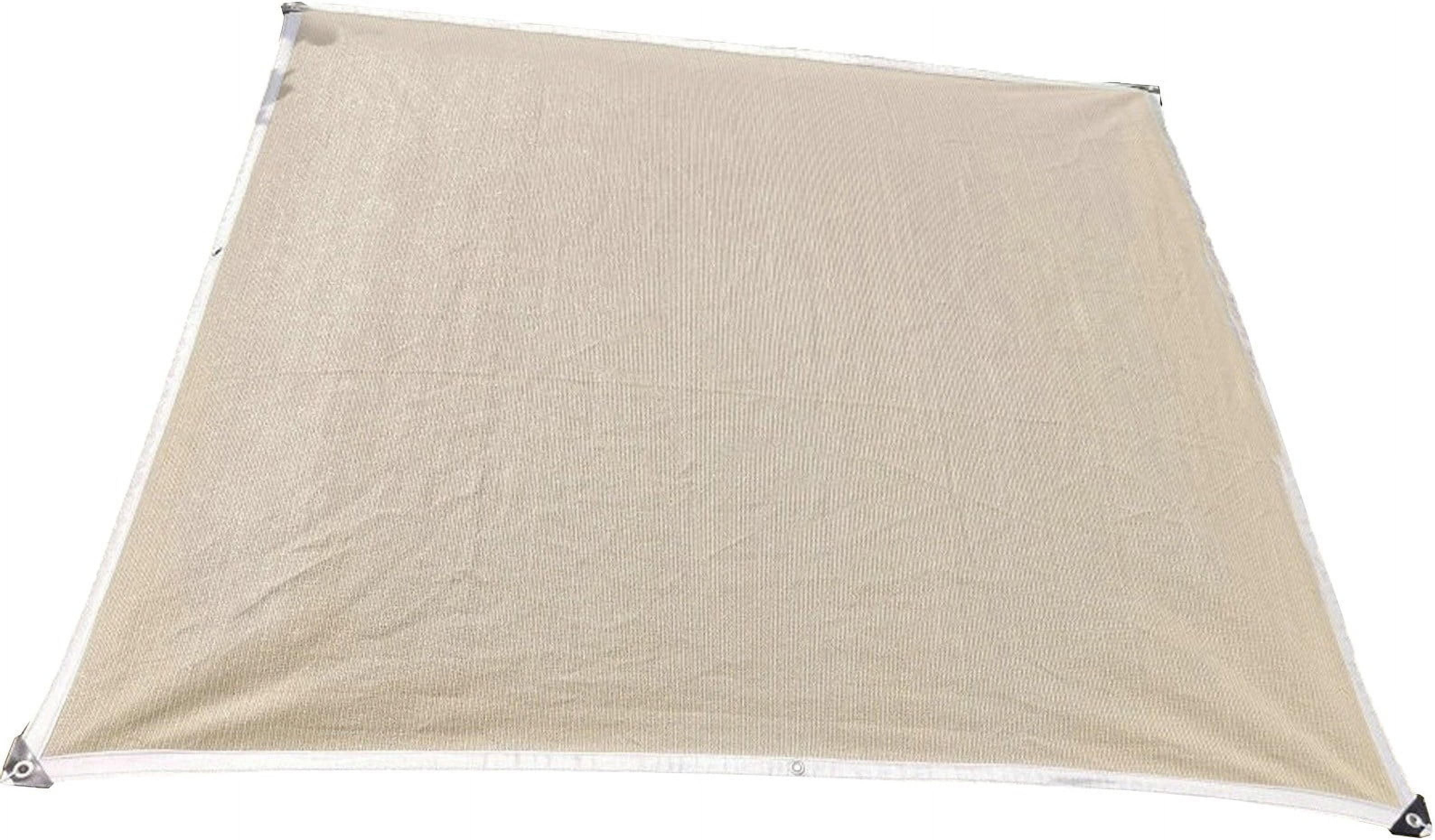 Sun Shade Sail Rectangle,Outdoor Sun Shade Cloth with Grommets,Heat ...