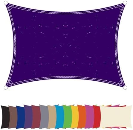 Sun Shade Sail Waterproof Sunscreen 98% UV Block Garden Beach Patio ...