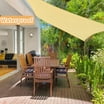 Jane Stone Sun Shade Sail 8'X12' Rectangular 185 GSM HDPE Curved Edge ...