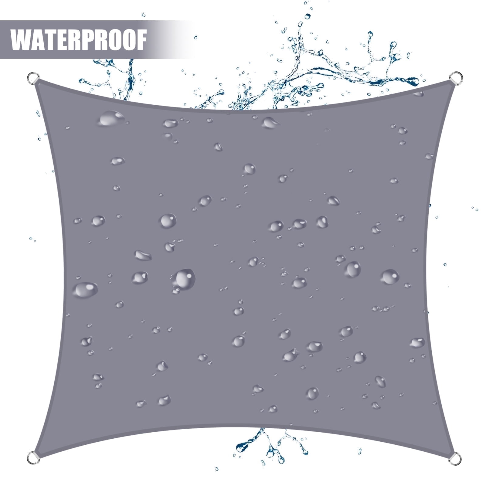 WORKPOINT Sun Shade Sail UV Block Canopy for Patio Backyard Lawn Garden ...