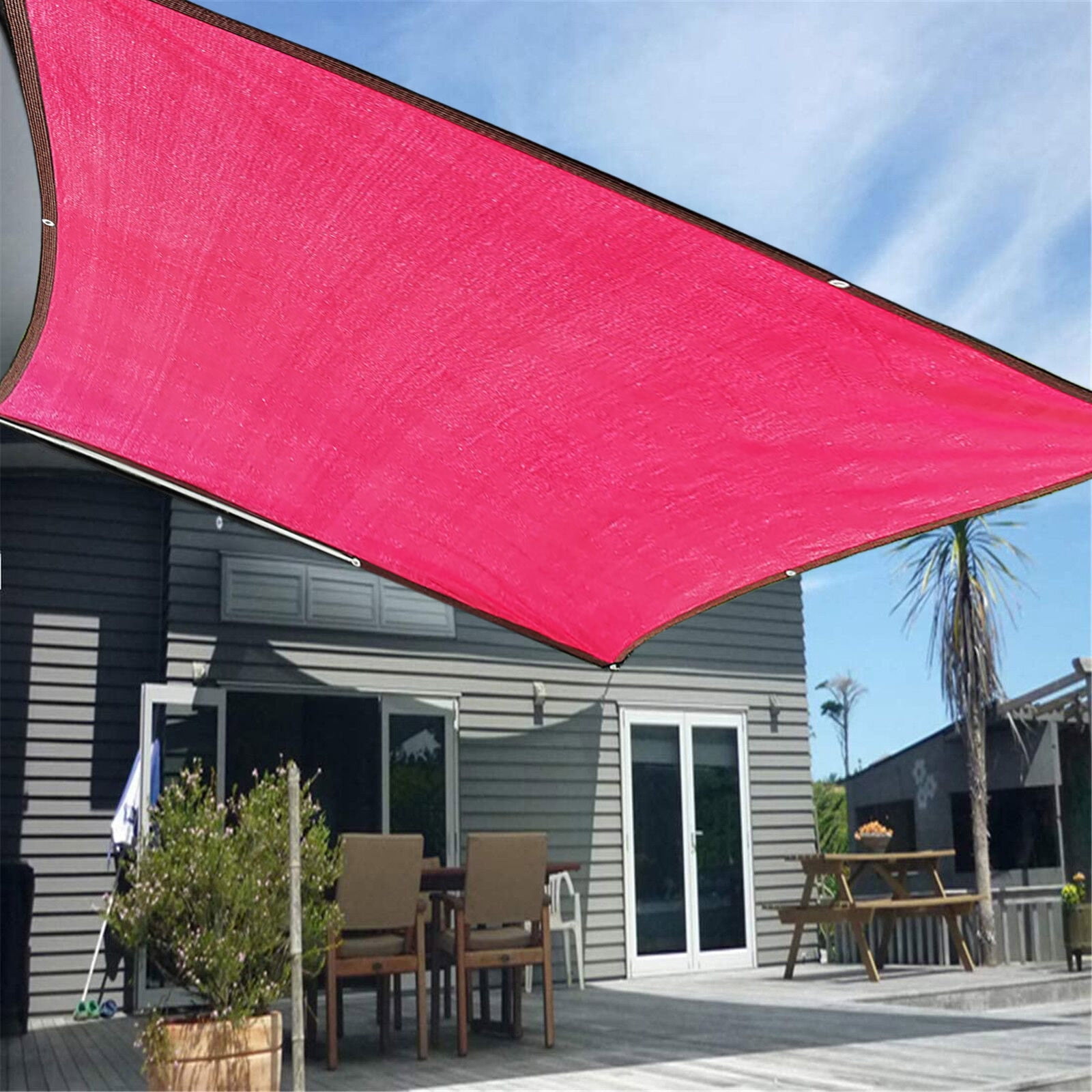 Sun Shade Sails Canopy ,6.56x13.12FT Shade&Beyond Sun Canopy Shade Sail ...