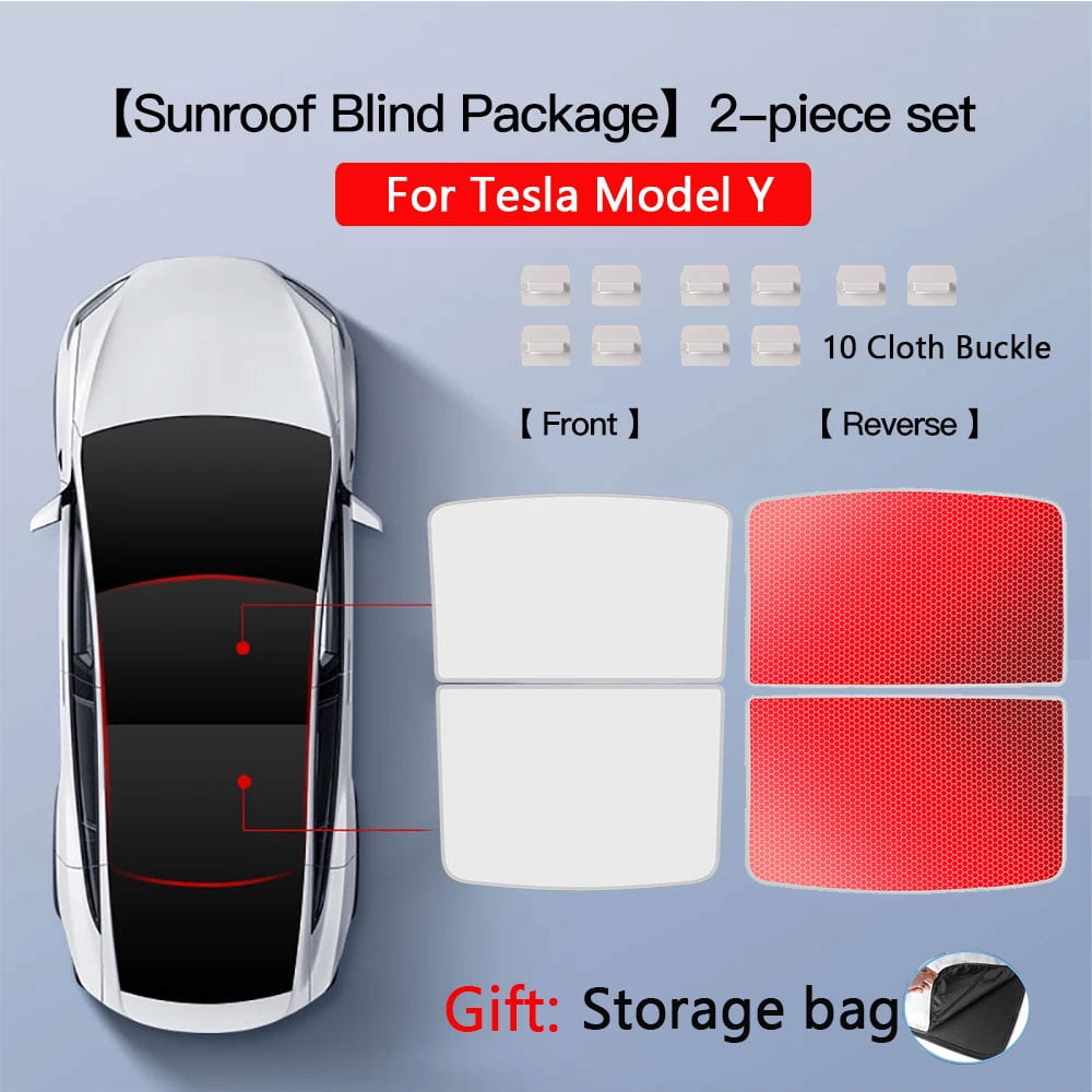 Sun Shades For Tesla Model 3 Highland Model Y 2017-2023 Ice Cloth ...