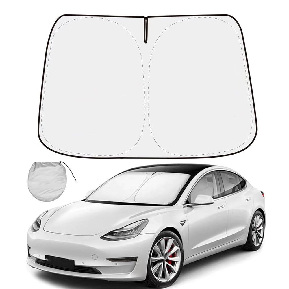 Sun Shades For Tesla Model 3 Highland Model Y 2017-2024 Ice Cloth ...