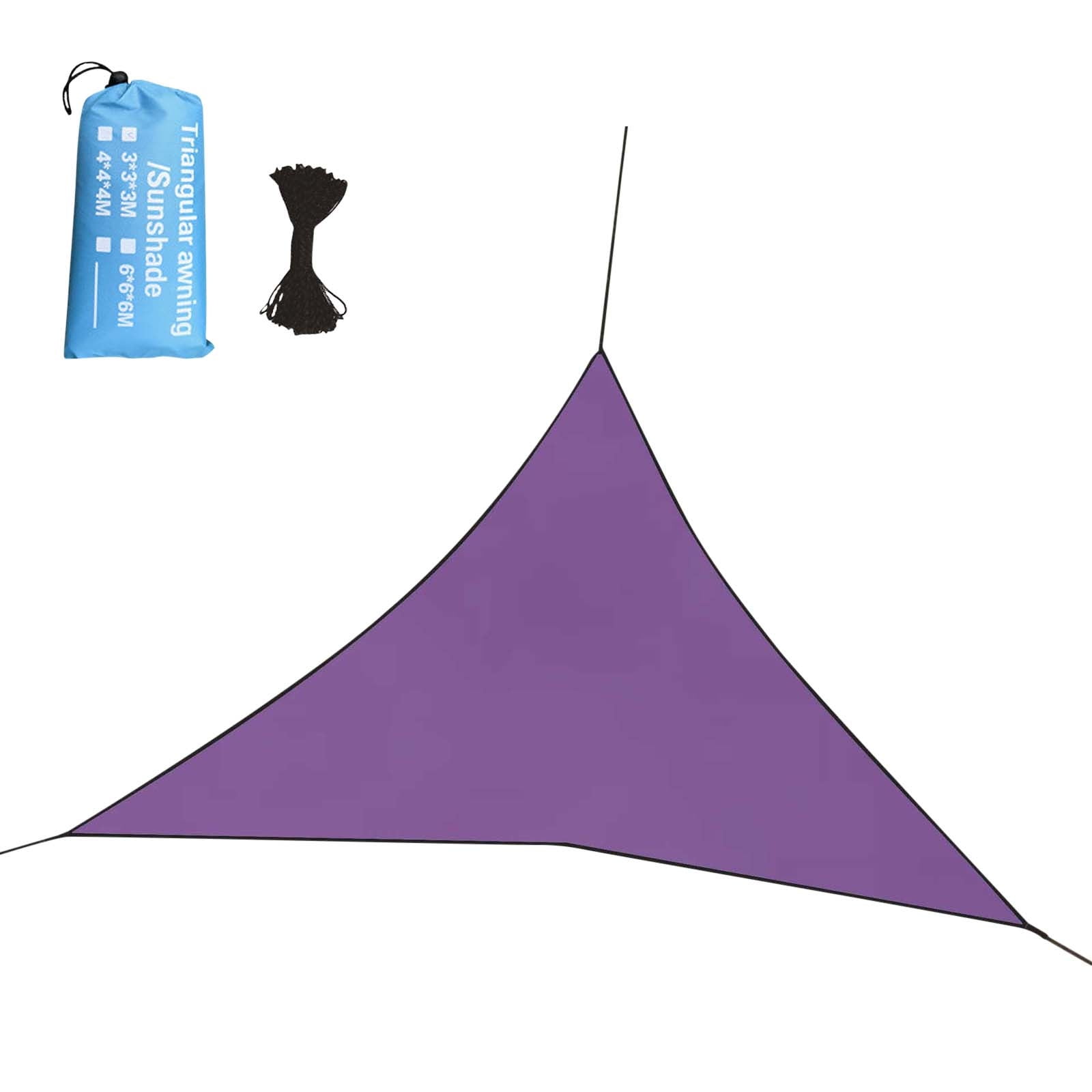 Sun Shades for Patio, Triangle Sun Shade Sail 10' X 10' X 10 ...